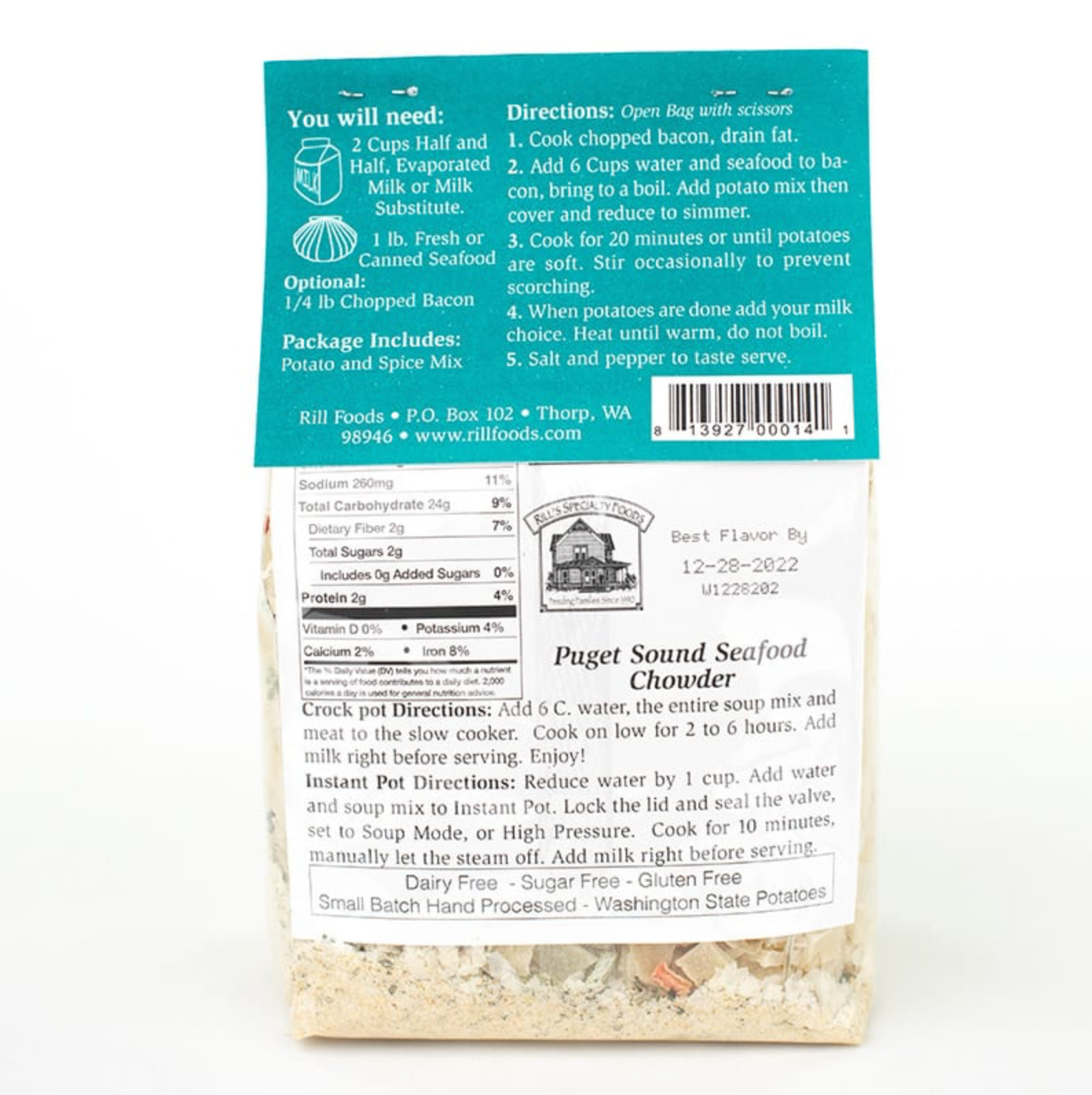 Wholesale Large Puget Sound Seafood Chowder Mix for your store - Faire