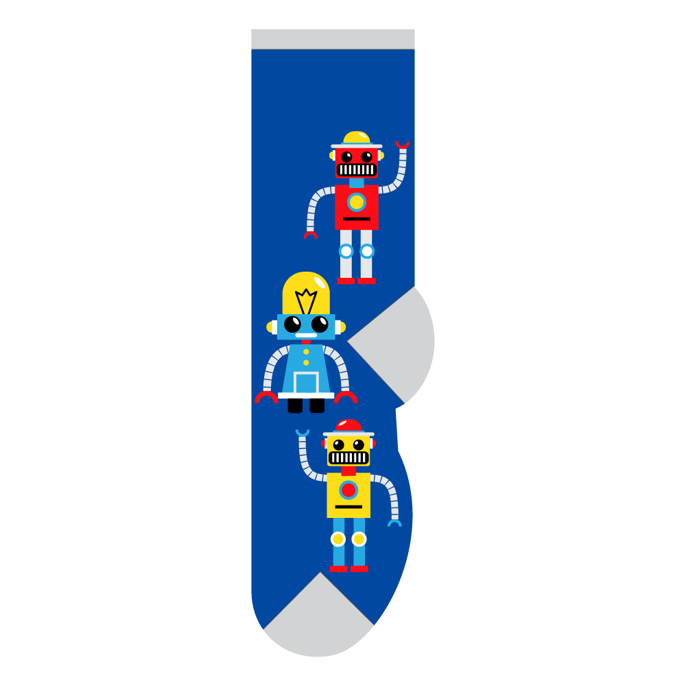 Wholesale Robots Socks for your store - Faire