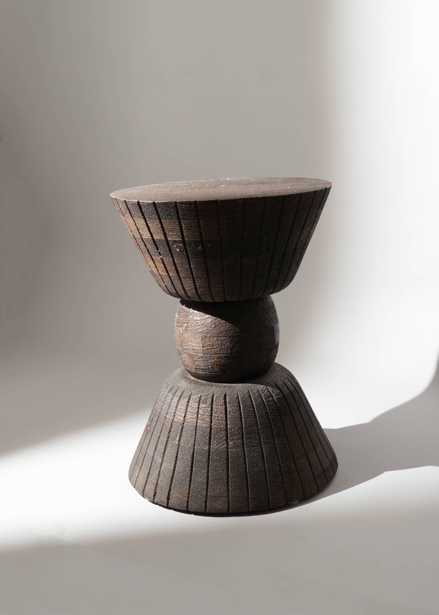 Wholesale Handcrafted Artisanal Solid Wood End Table - 16x16x22" for ...