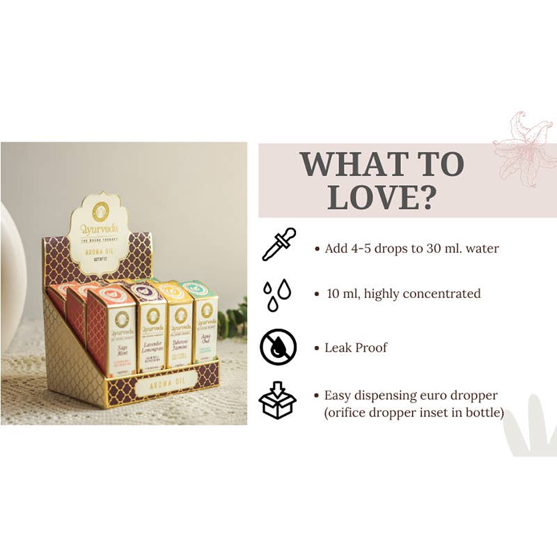 Wholesale Aroma oil Lavender Lemongrass (Tridosha) 10 ml - Song of for ...