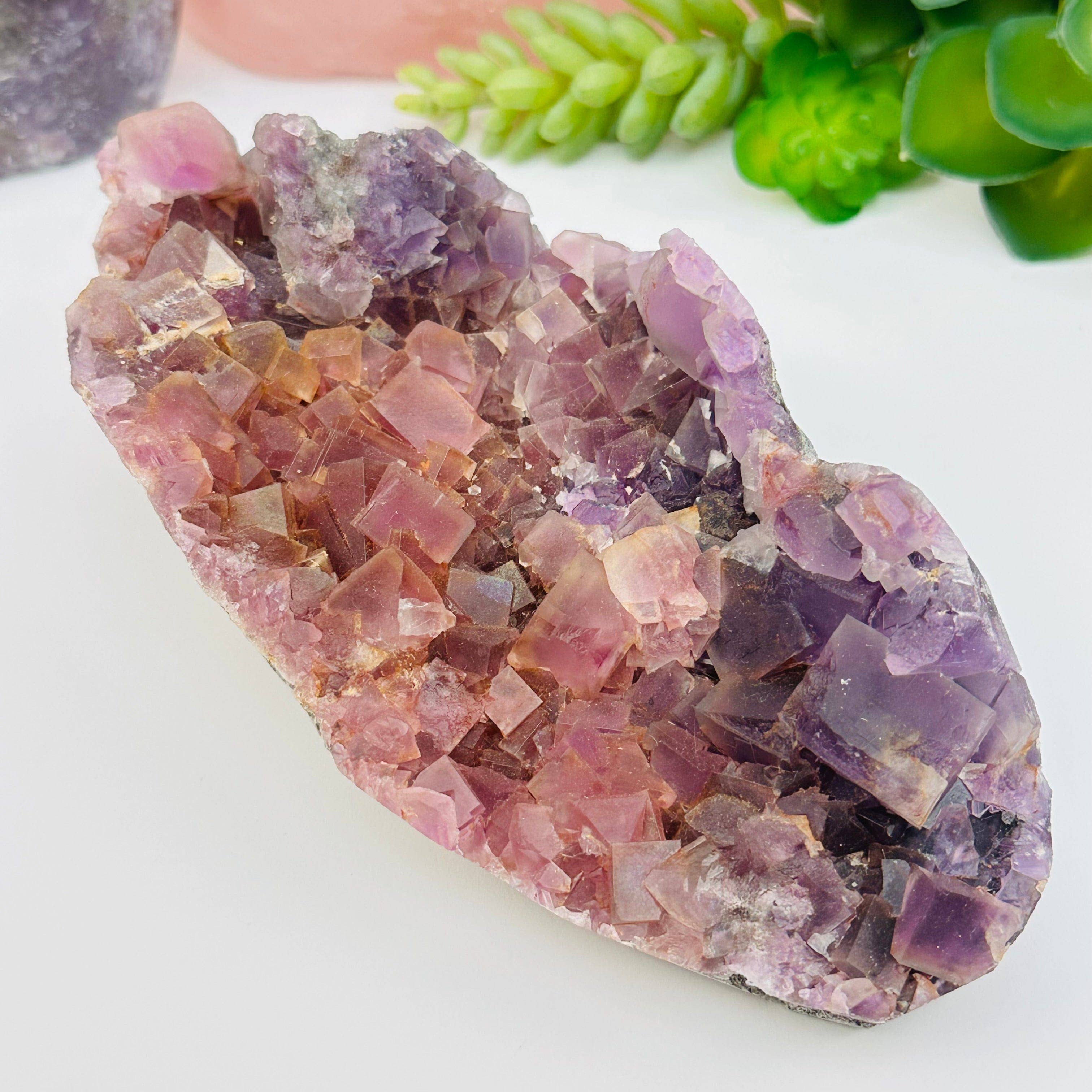 Wholesale Cubic Fluorite Crystal Cluster on Matrix for your store - Faire