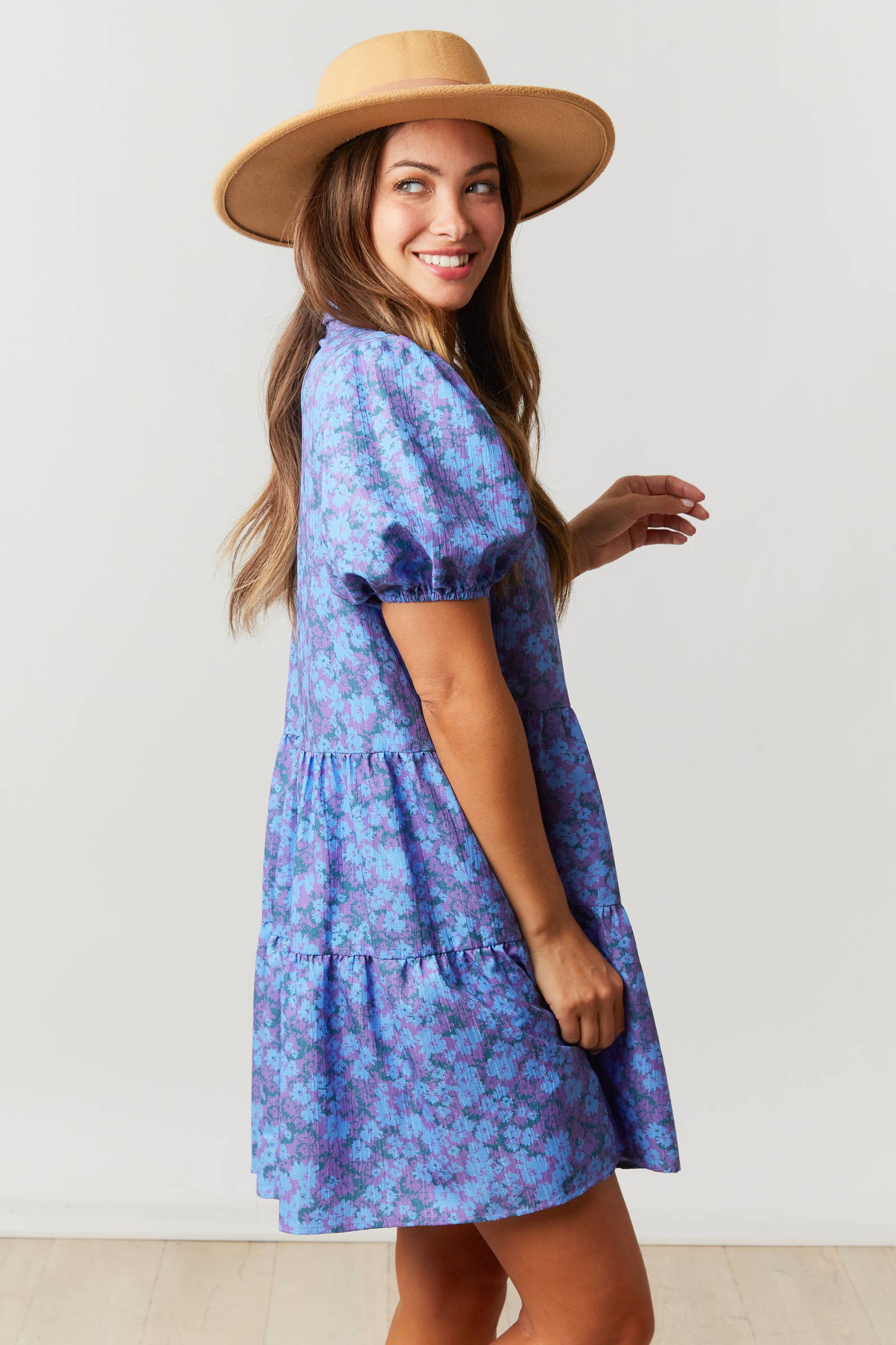 Wholesale Ditzy Floral Shirt Dress for your store - Faire