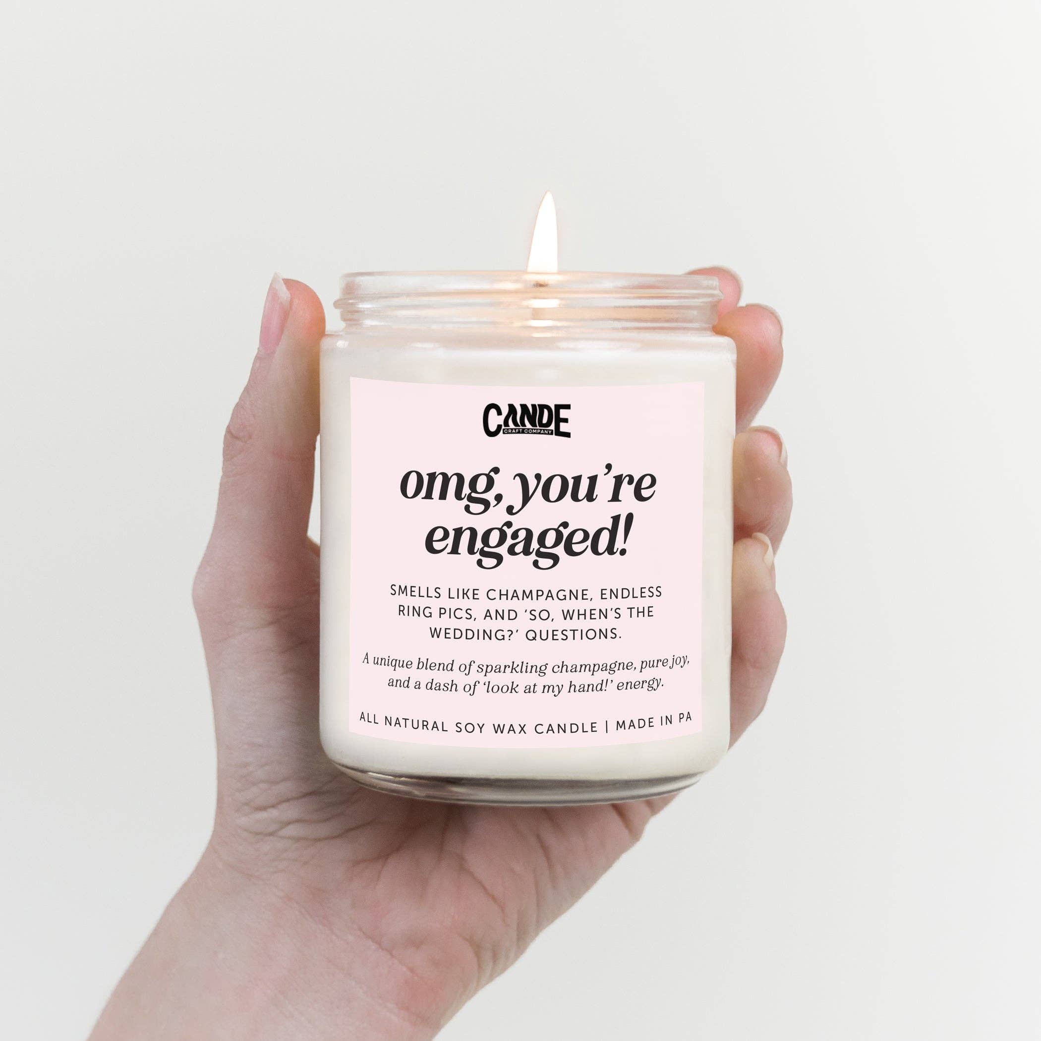 Wholesale Omg! You're Engaged Candle for your store - Faire