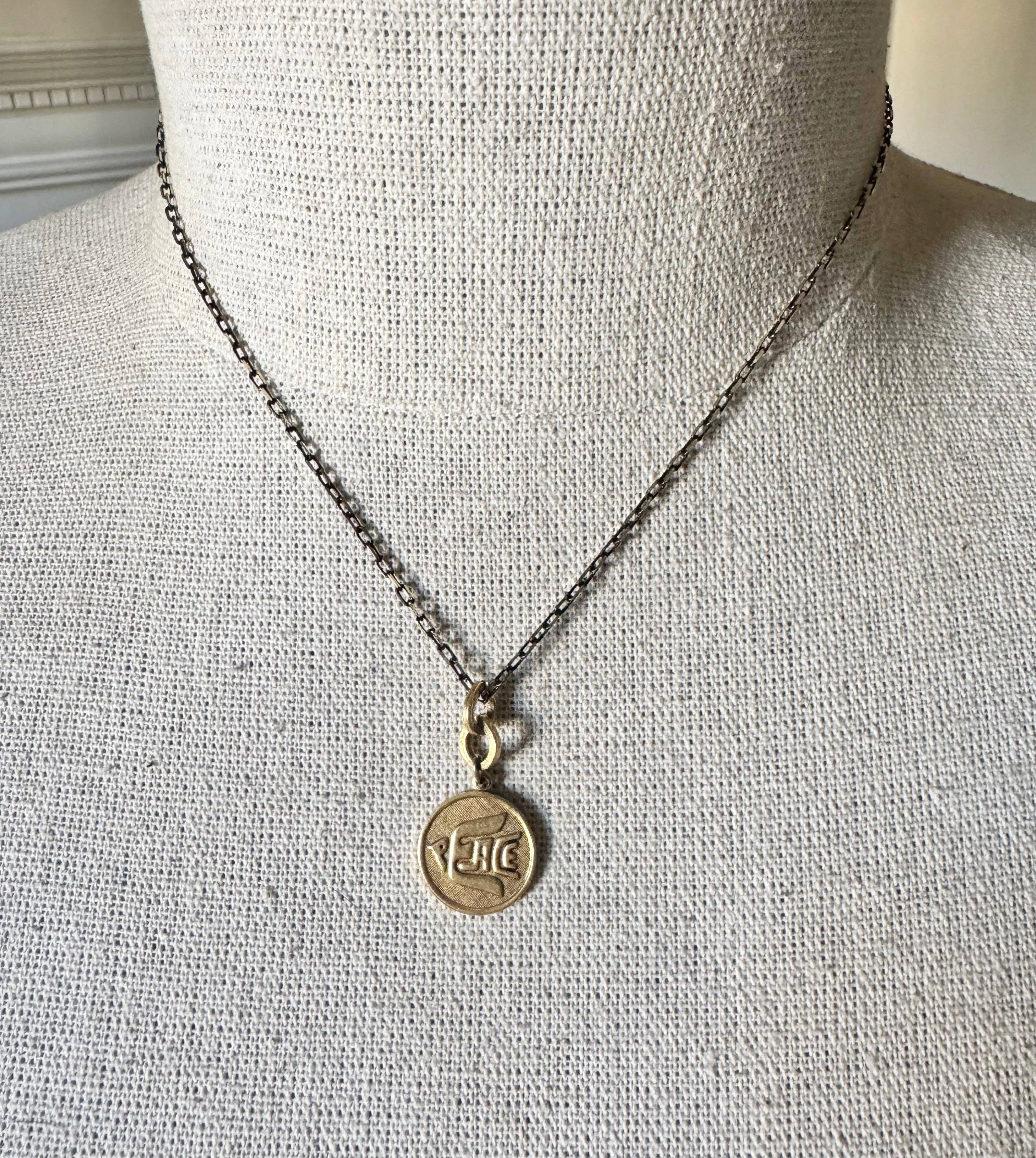 Wholesale Peace Dove Circle Necklace for your store - Faire