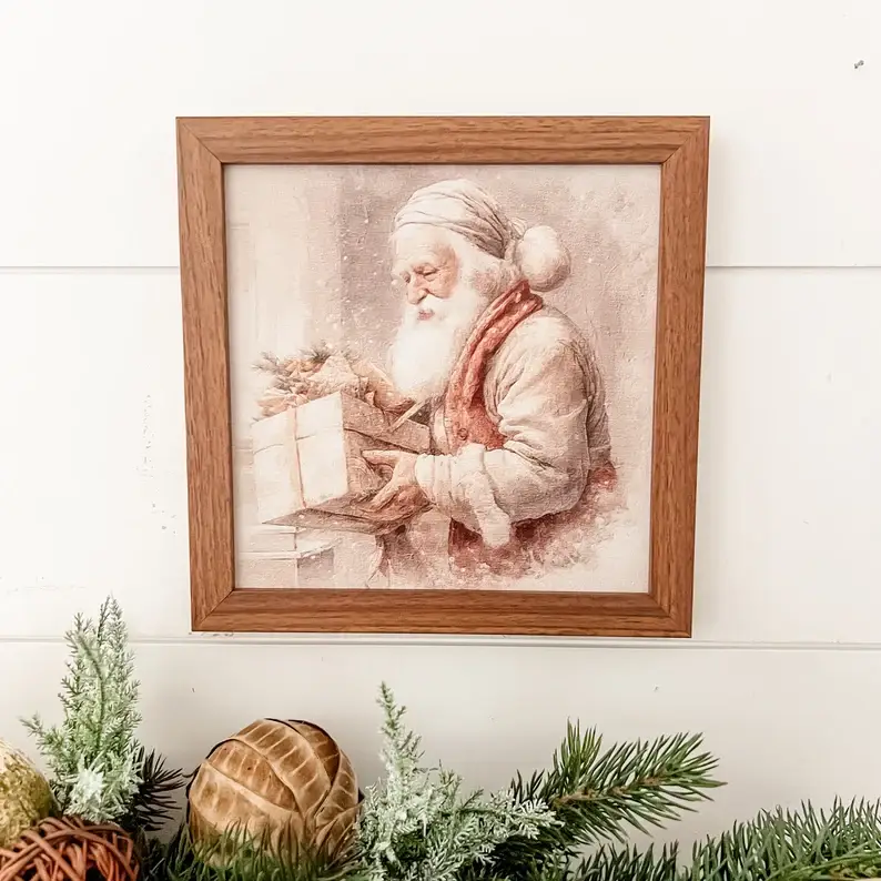 Wholesale Vintage Santa Prints for your store - Faire