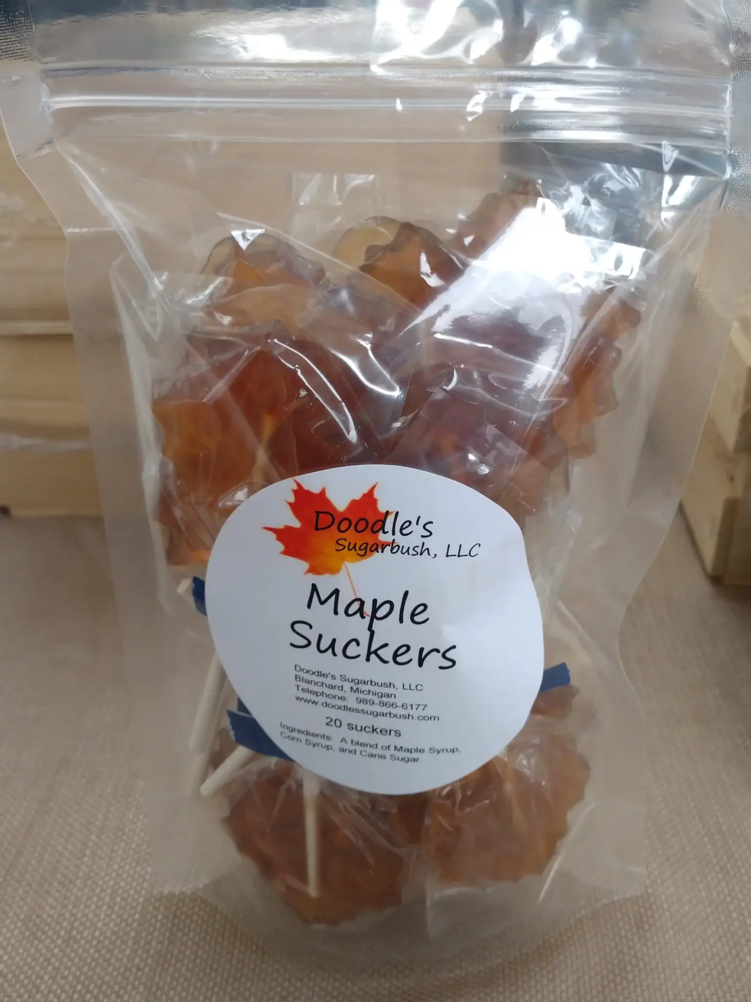 Wholesale Delicious Maple Leaf Lollipop Suckers for your store - Faire