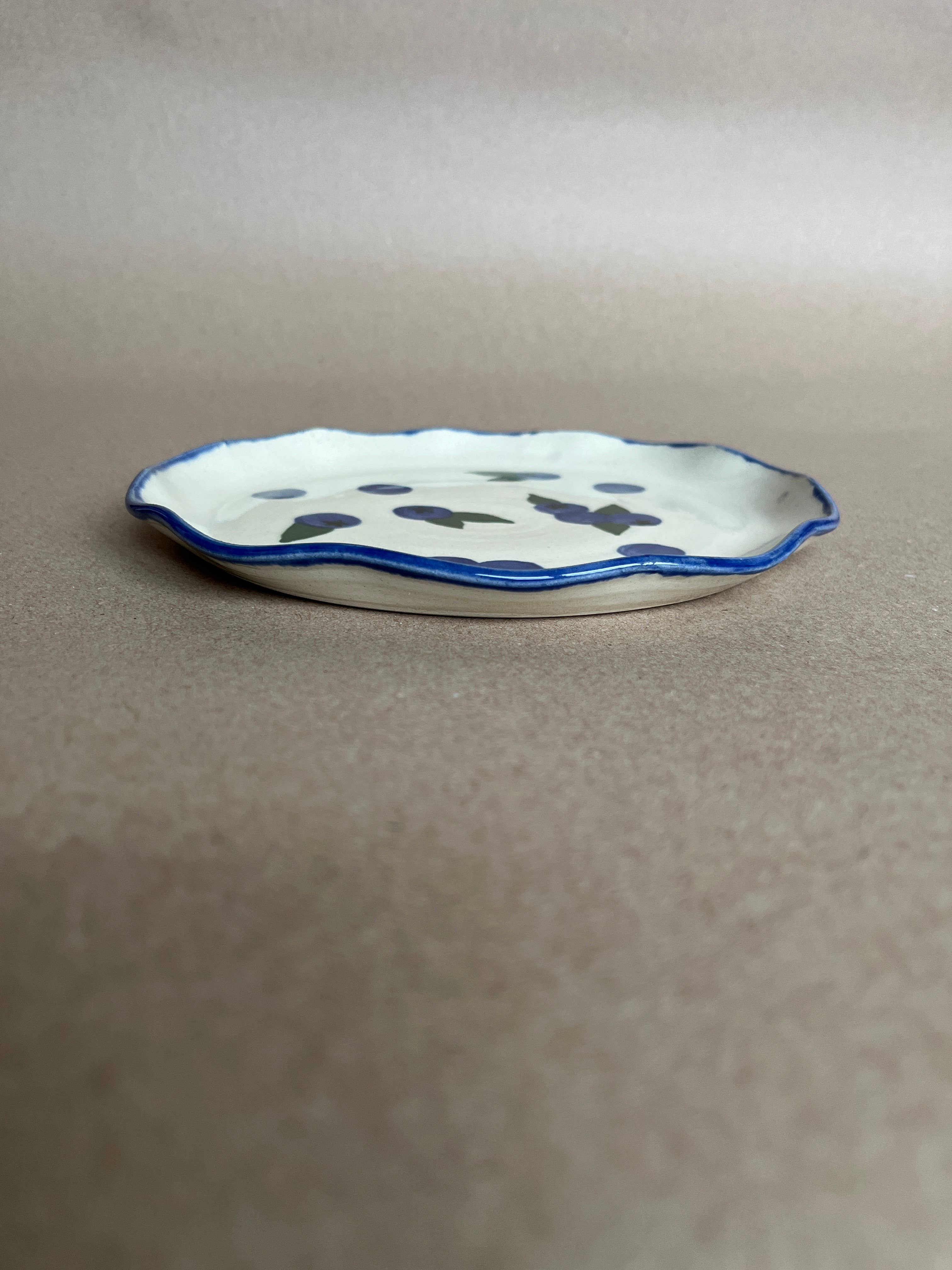 Wholesale Blueberry Lunch/Salad Plate for your store - Faire