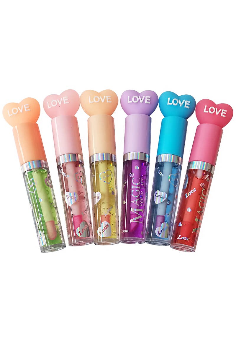 Wholesale Love Heart Translucent Lip Gloss for your store - Faire