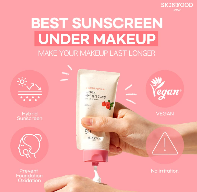 Wholesale SKINFOOD Mini Vegan Sun Cream SPF 50+ PA++++ Sunscreen Zinc ...