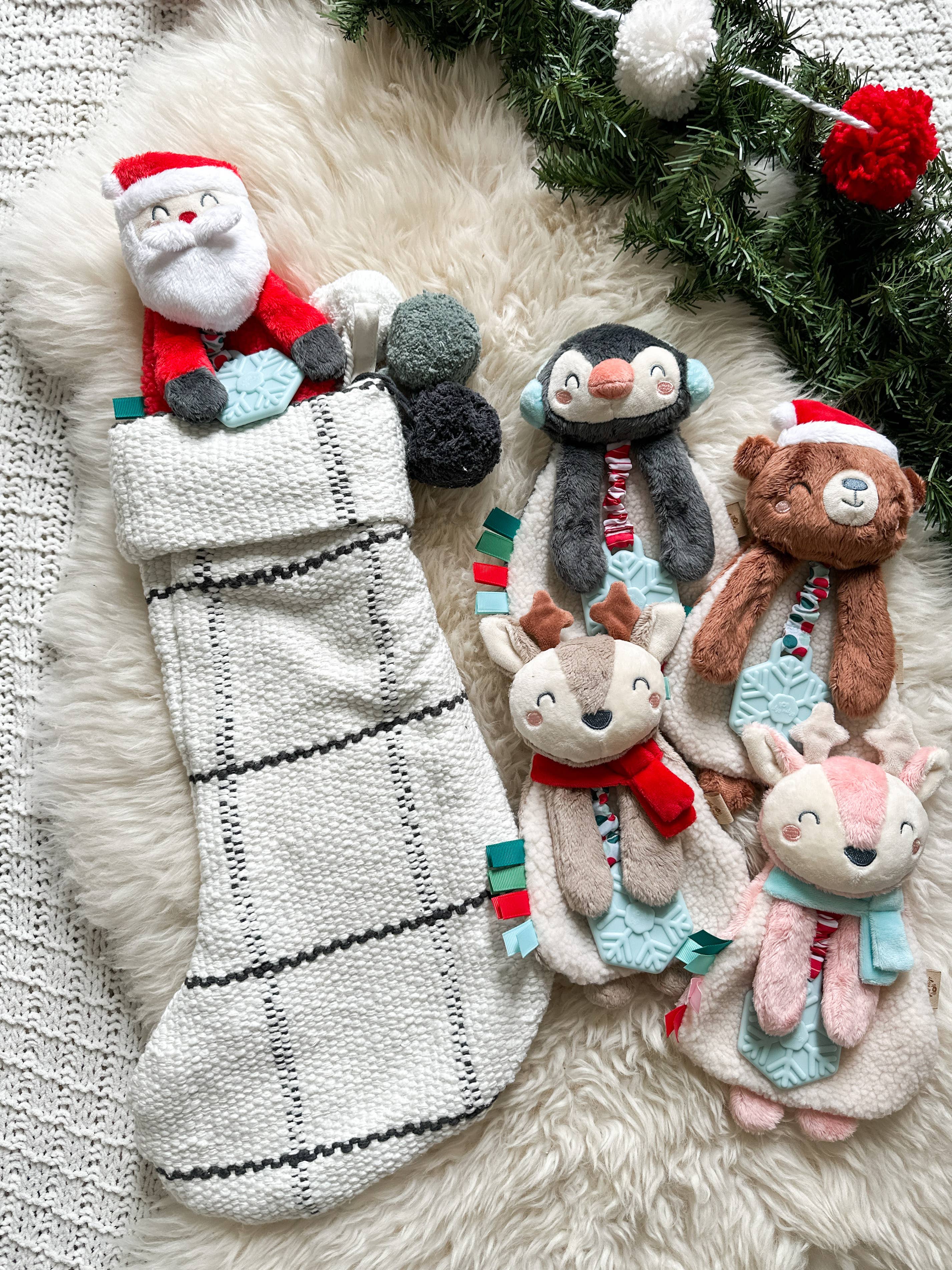 Wholesale Holiday Itzy Lovey™ Plush + Teether Toy for your store - Faire