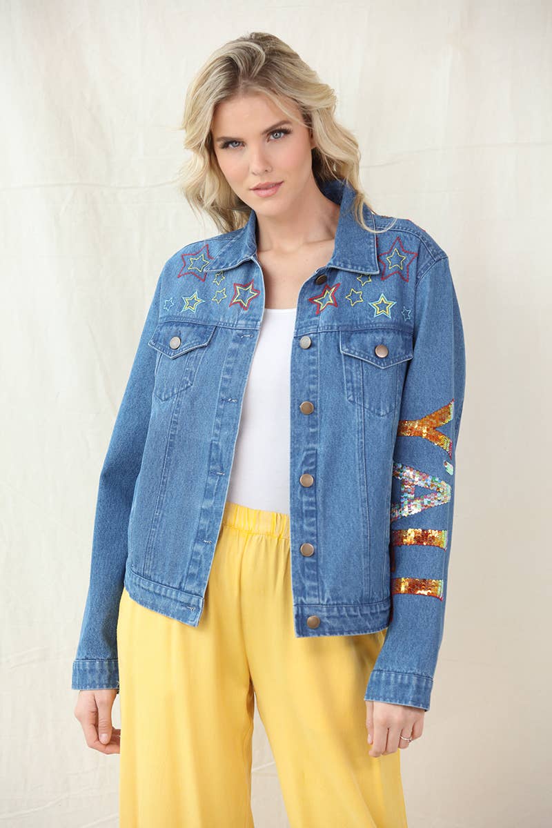 Wholesale State Of The Union Denim Jacket TEXAS - Y'all for your store ...