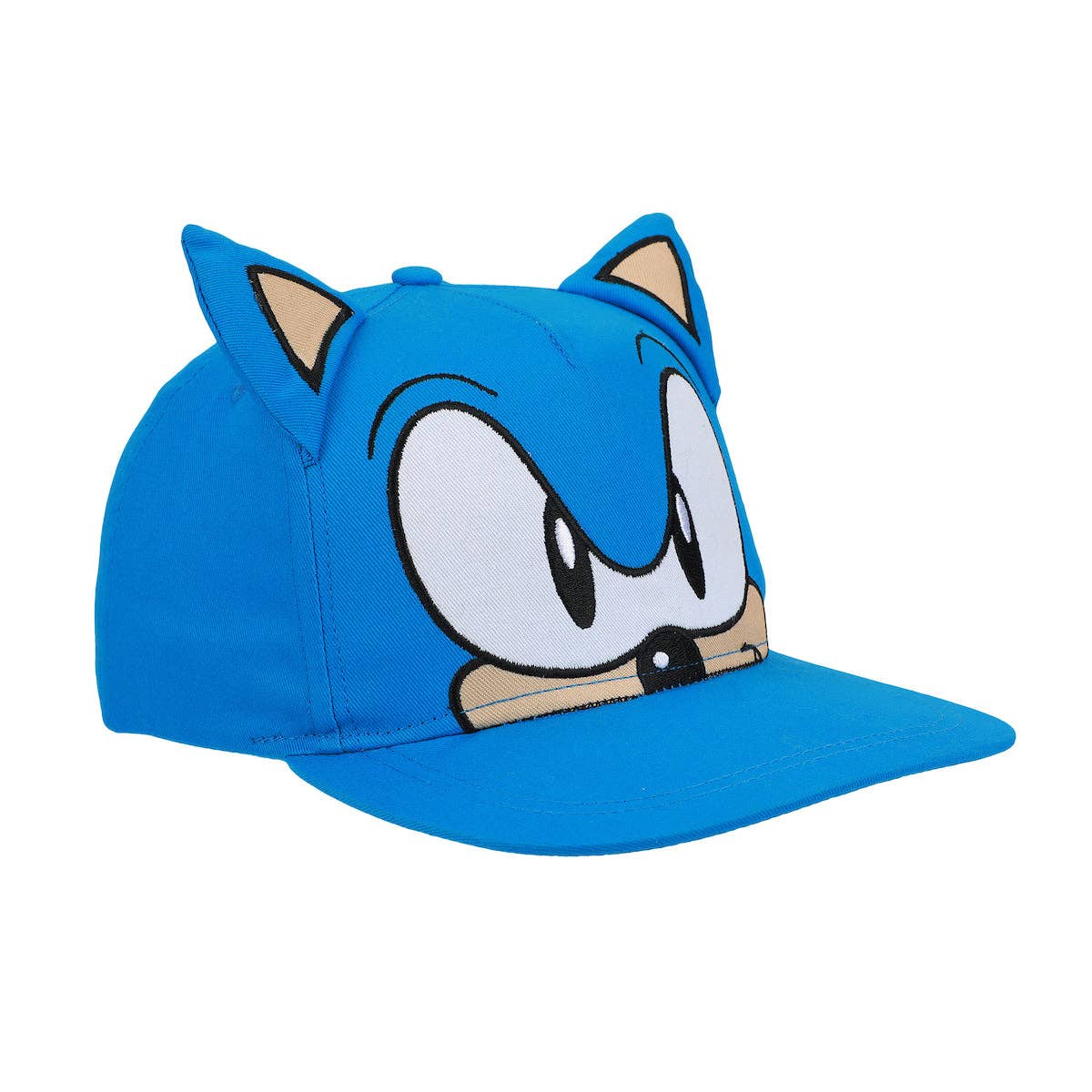 Wholesale Sonic The Hedgehog Big Face Youth Blue Snapback Hat for your ...