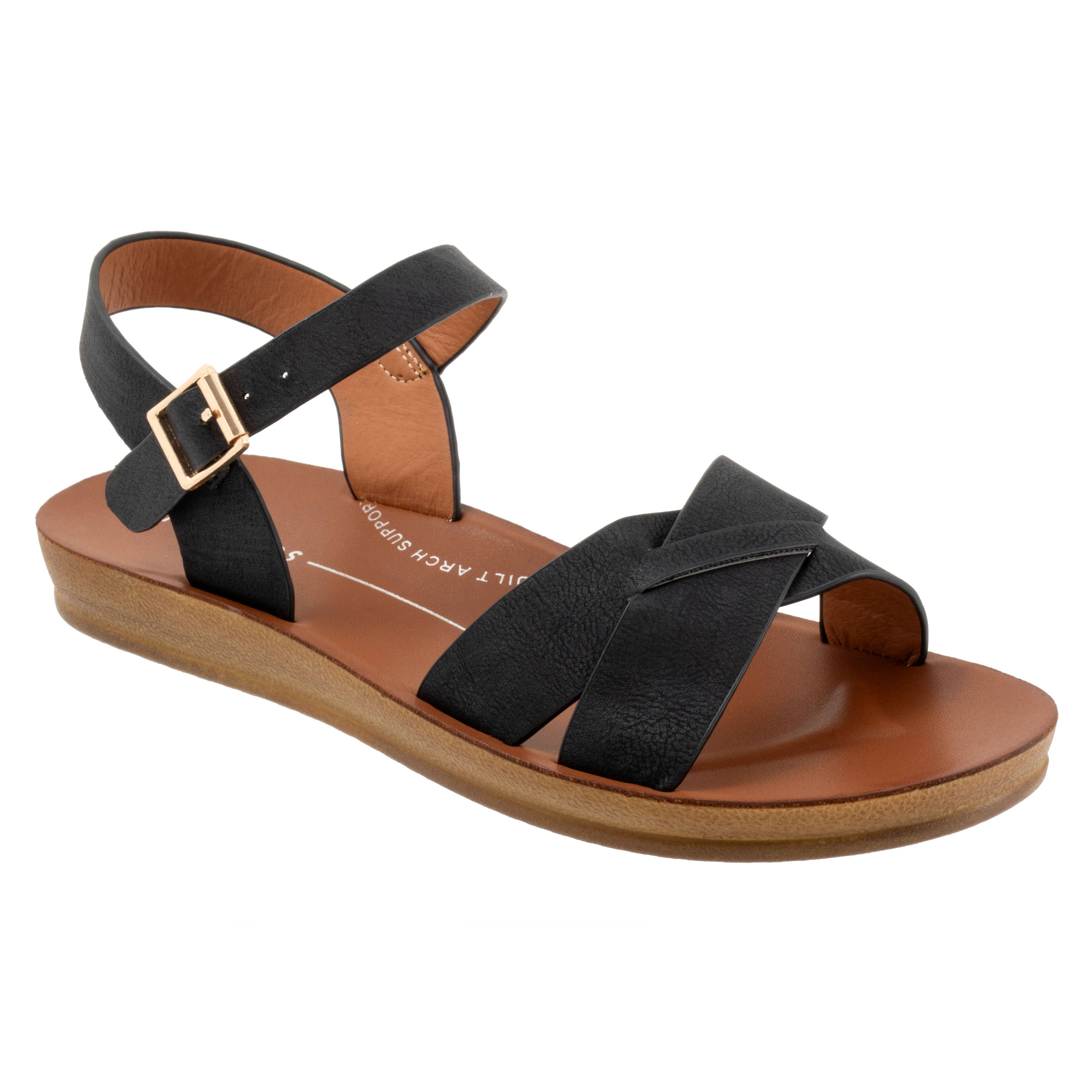 Wholesale Women's Multi Criss-Cross Strap Walking Sandal for your store ...