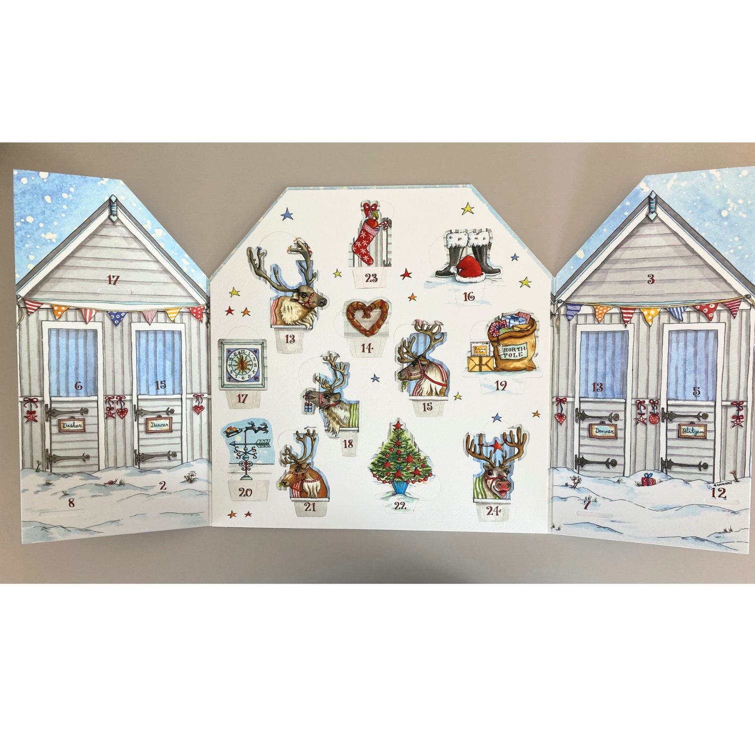 Wholesale Reindeer Stables Advent Calendar for your store - Faire
