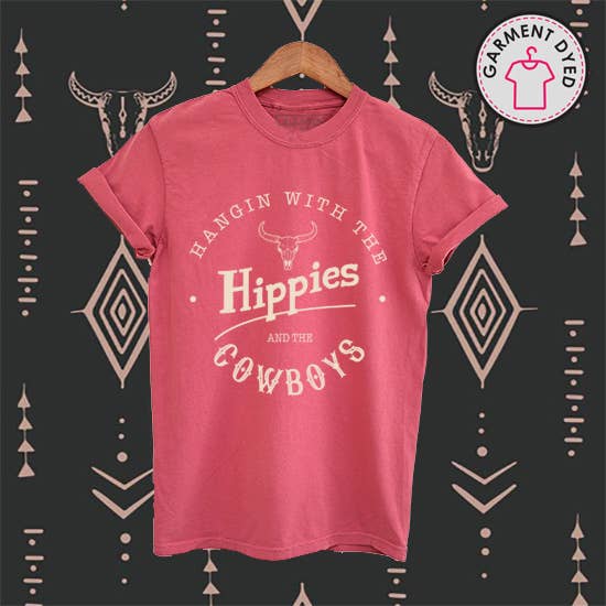 Wholesale VINTAGE HANGIN WITH THE HIPPIES WESTERN GRAPHIC TEE for your ...