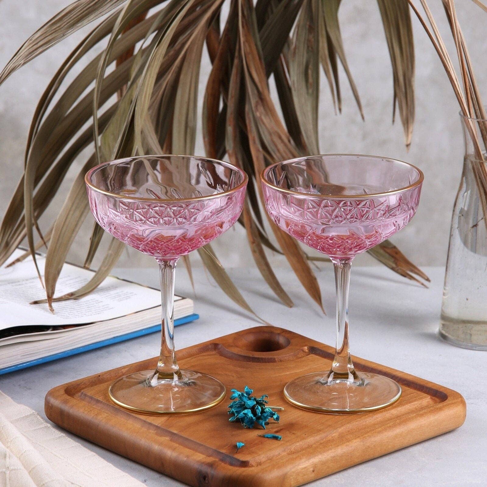 Purchase Wholesale pink cocktail glasses. Free Returns & Net 60 Terms ...