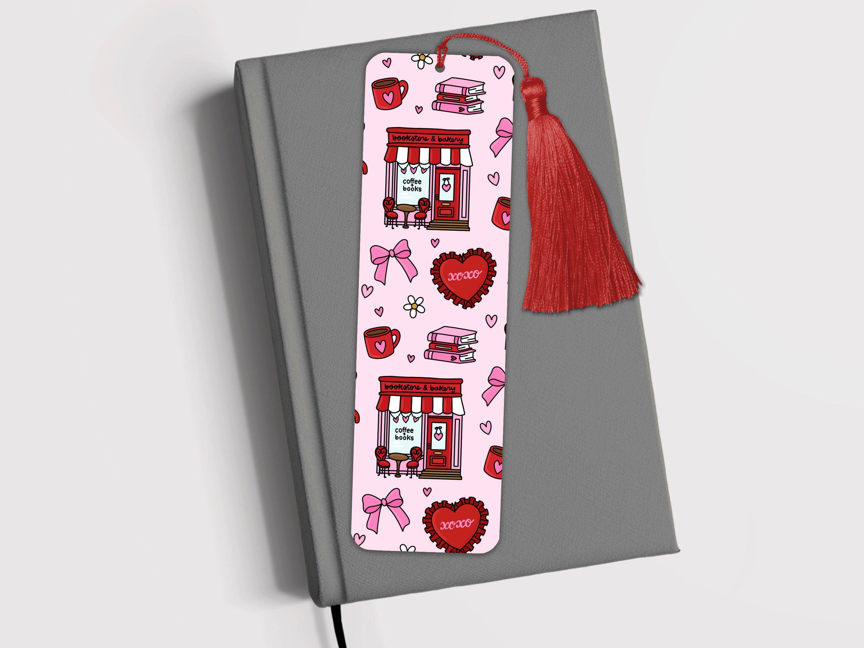 Wholesale Valentine's Day Bookstore Metal Bookmark for your store - Faire