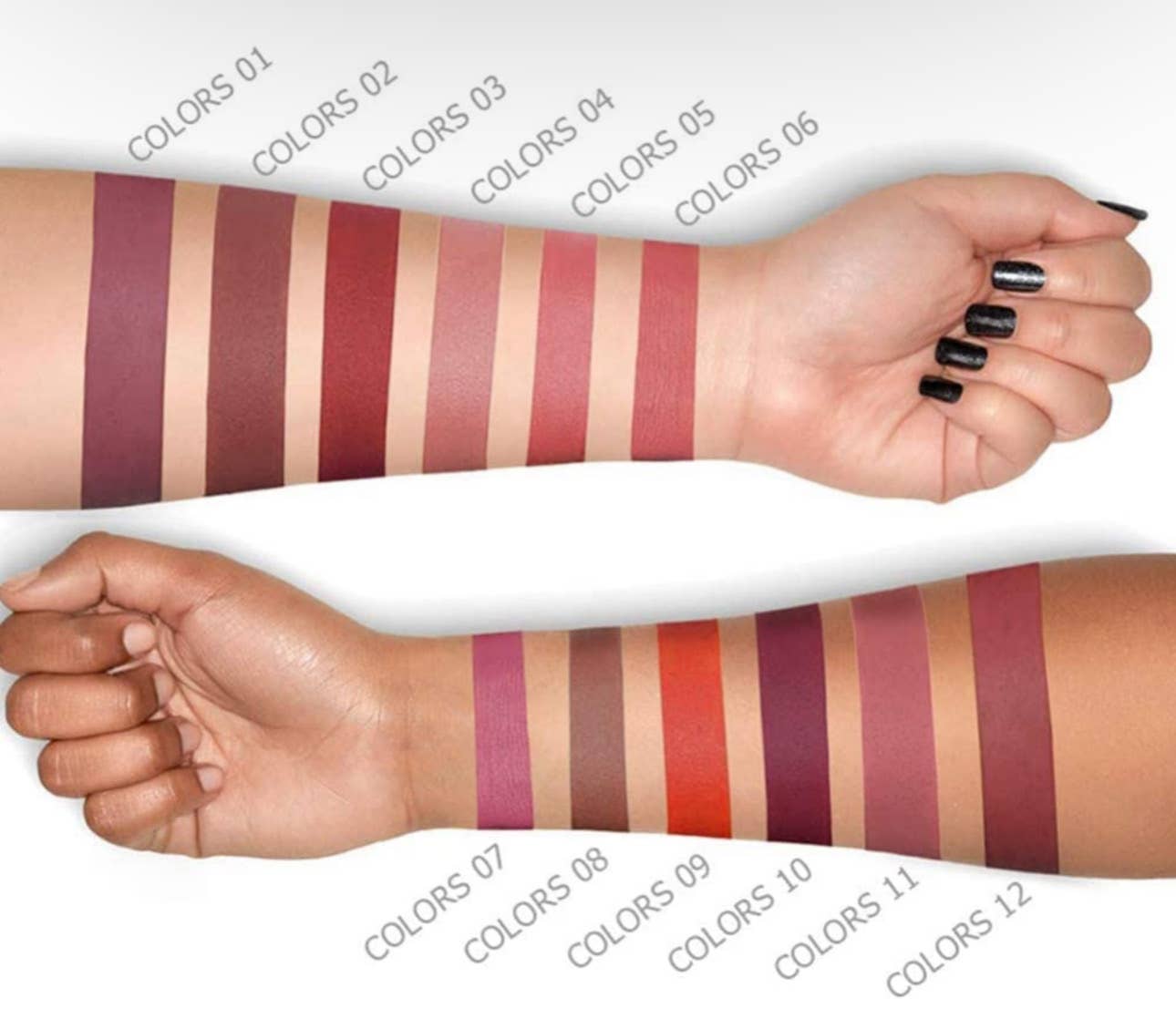 Wholesale Matte pigmented lipstick set of 12 for your store - Faire