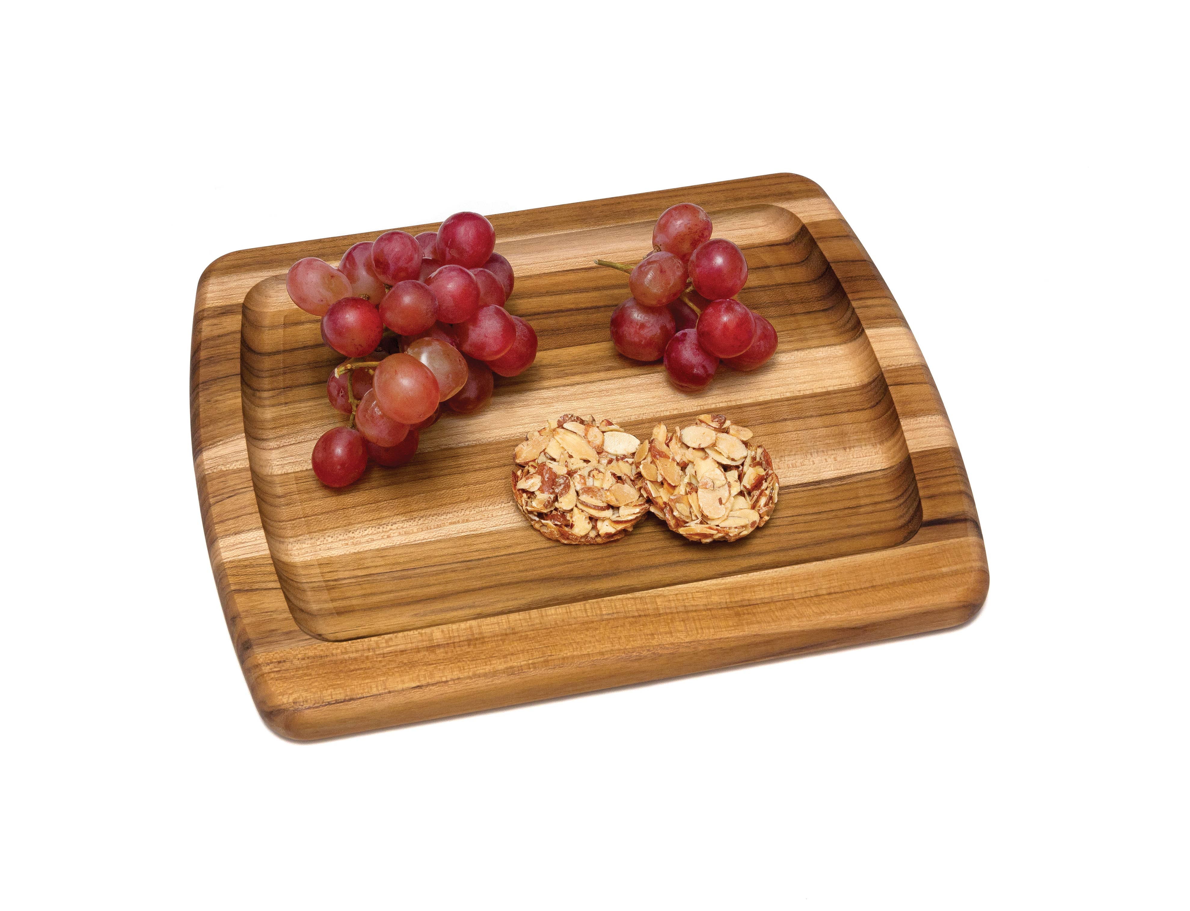 Wholesale Teak Edge Grain Serving Platter for your store - Faire