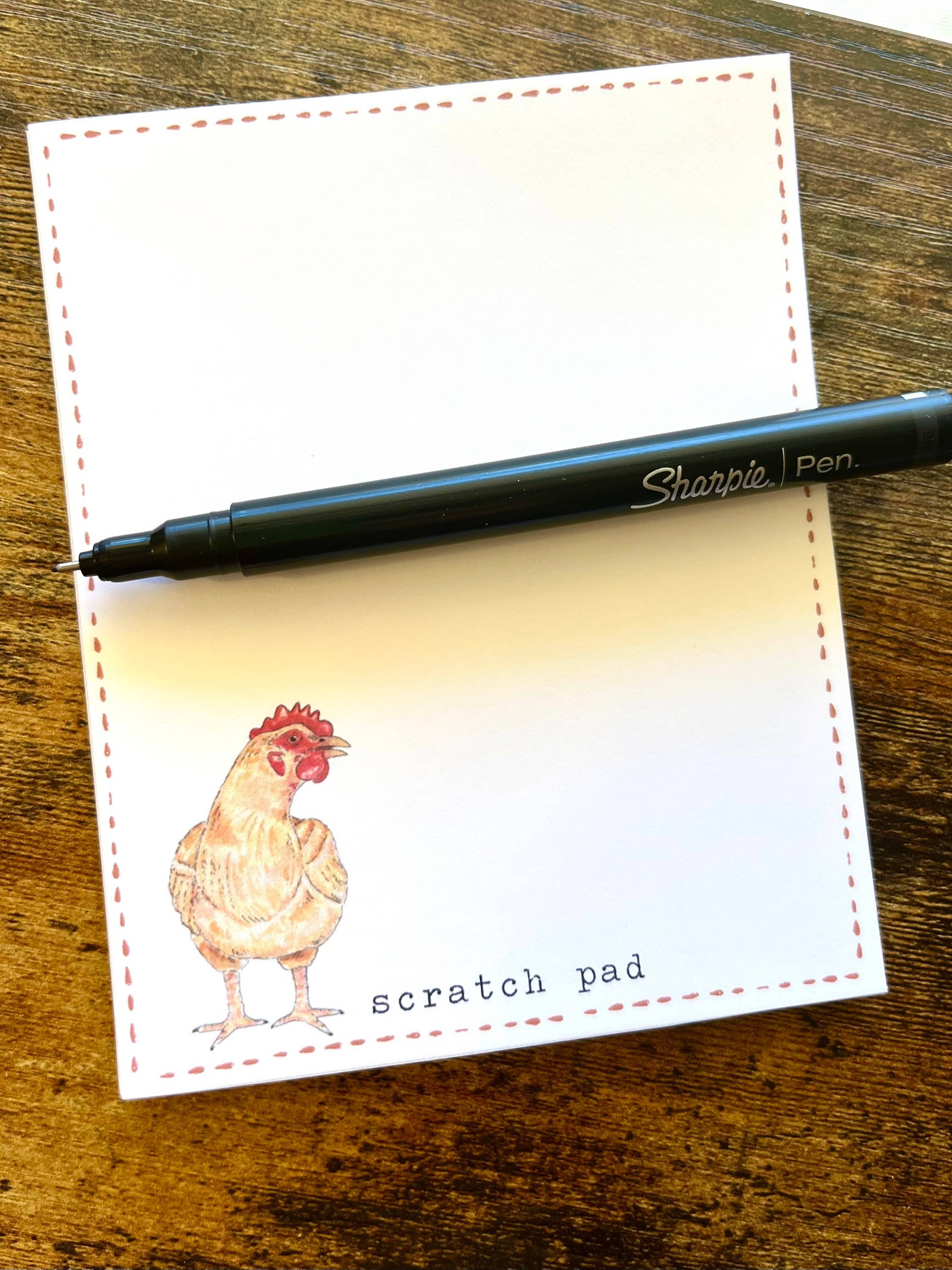 Wholesale Funny Chicken “Scratch Pad” Notepad, 40 pages for your store ...