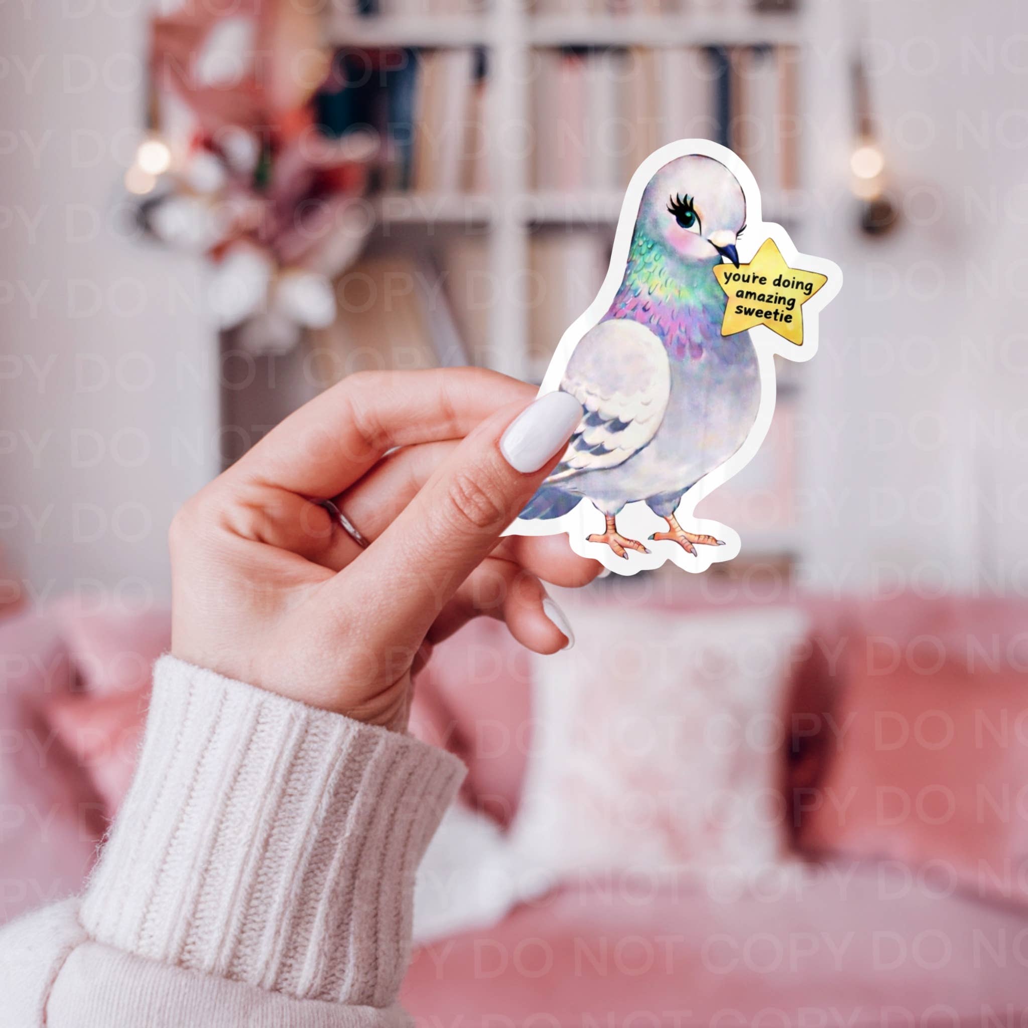 Wholesale You’re Doing Amazing, Sweetie, Pigeon Gold Star Sticker for ...