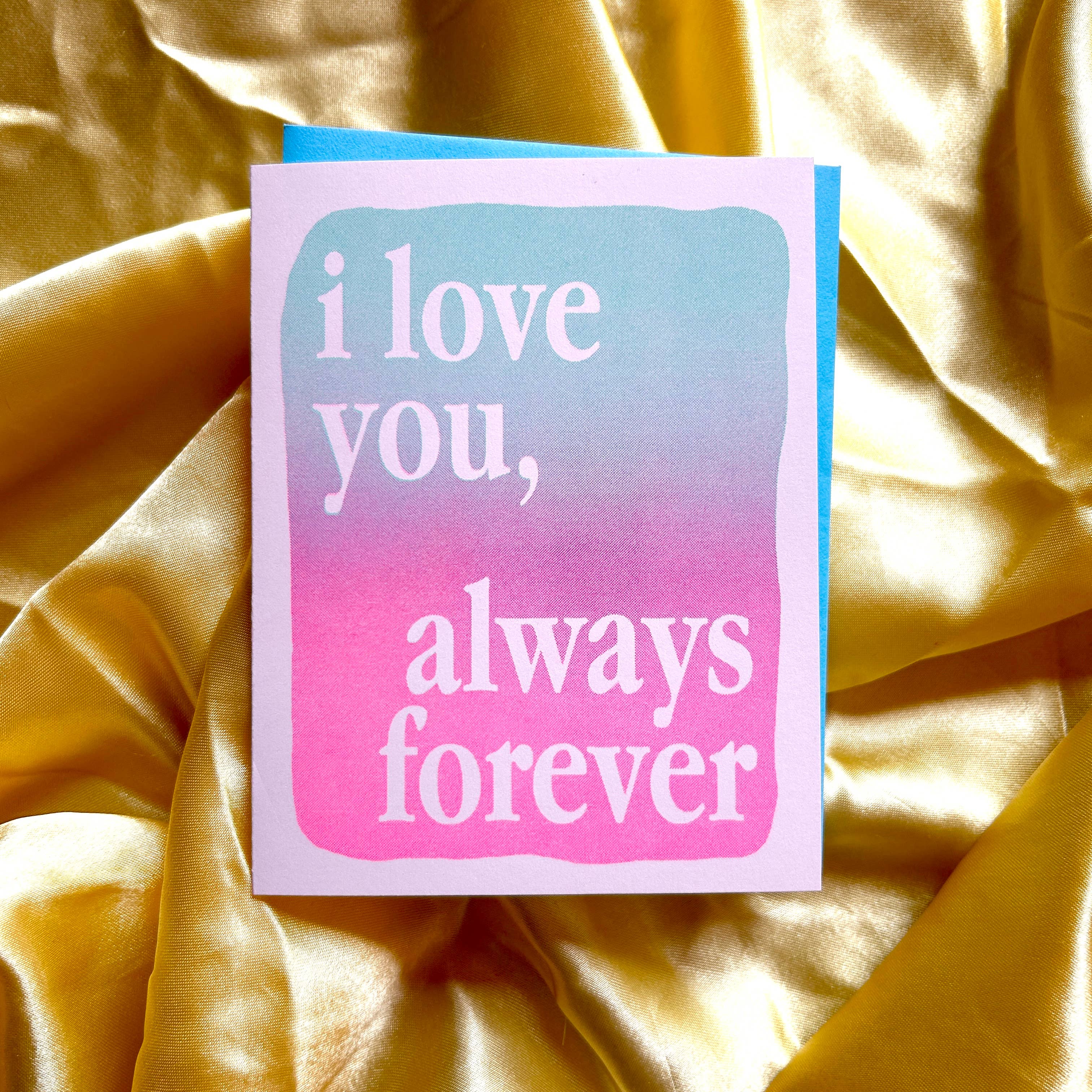 Wholesale Love Ya, Partner risograph A2 greeting card for your store - Faire