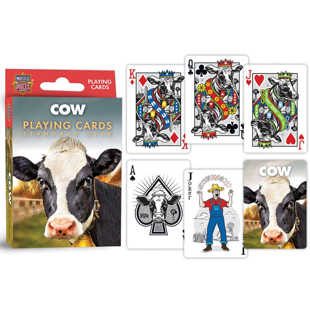Wholesale Cow Playing Cards - 54 Card Deck for your store - Faire