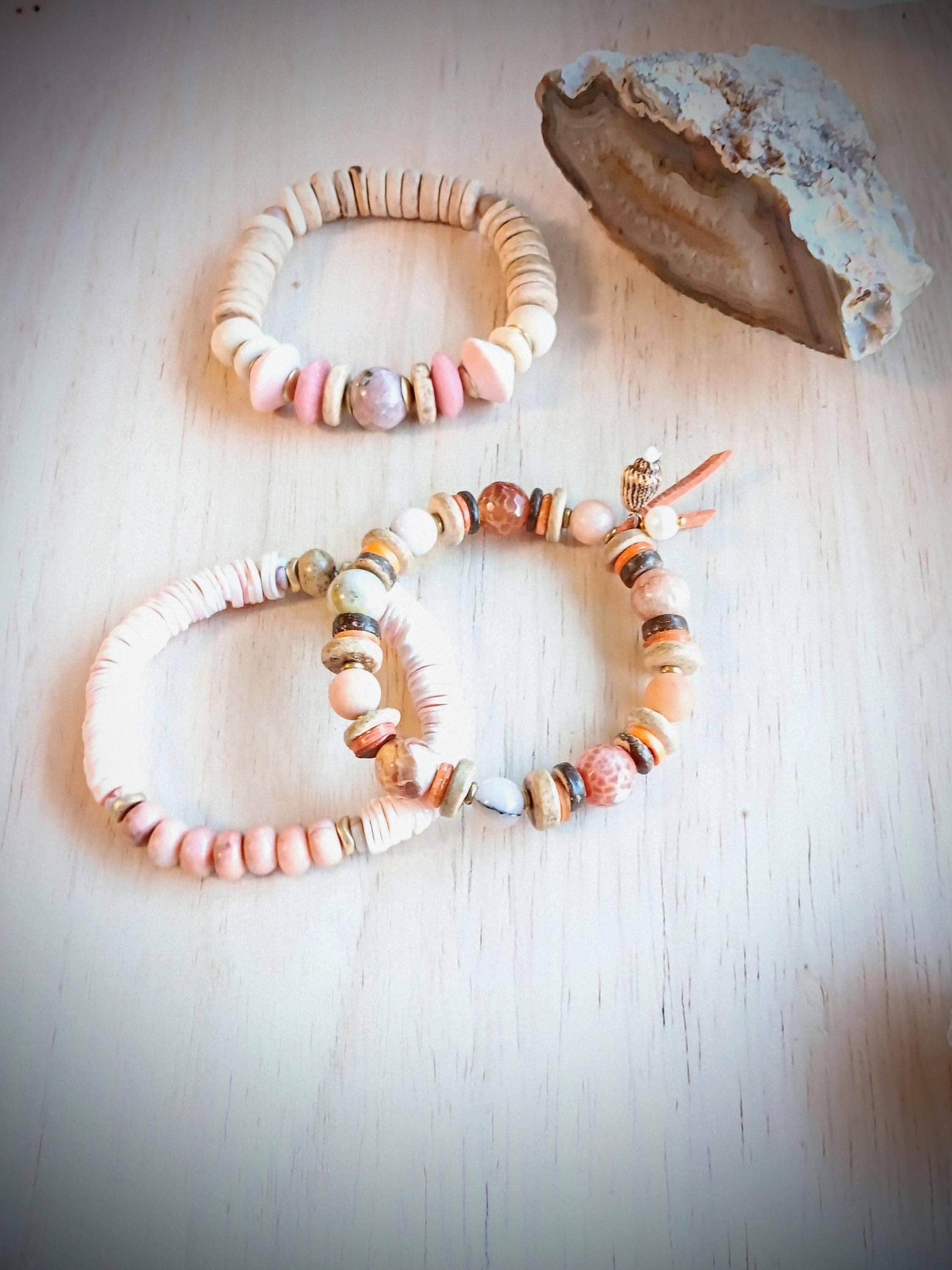 Wholesale Bathed in Sunlight Stack Bracelets for your store - Faire