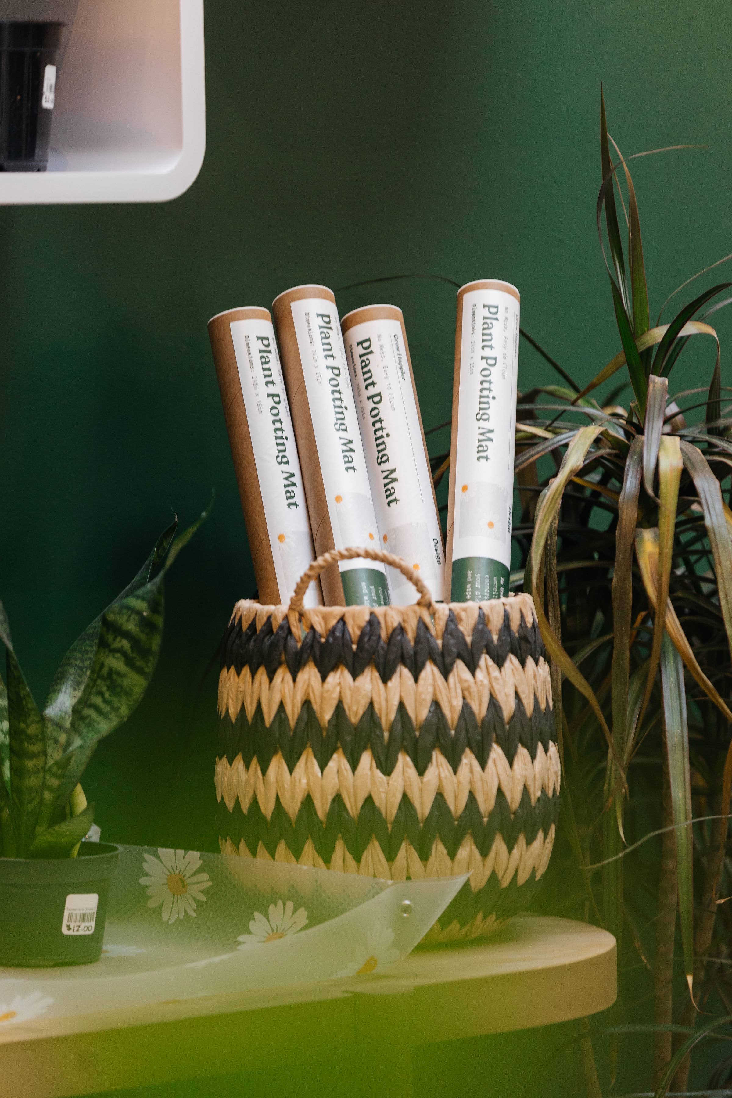 Wholesale Plant Potting Mat - Daisy Design | houseplant repotting for ...