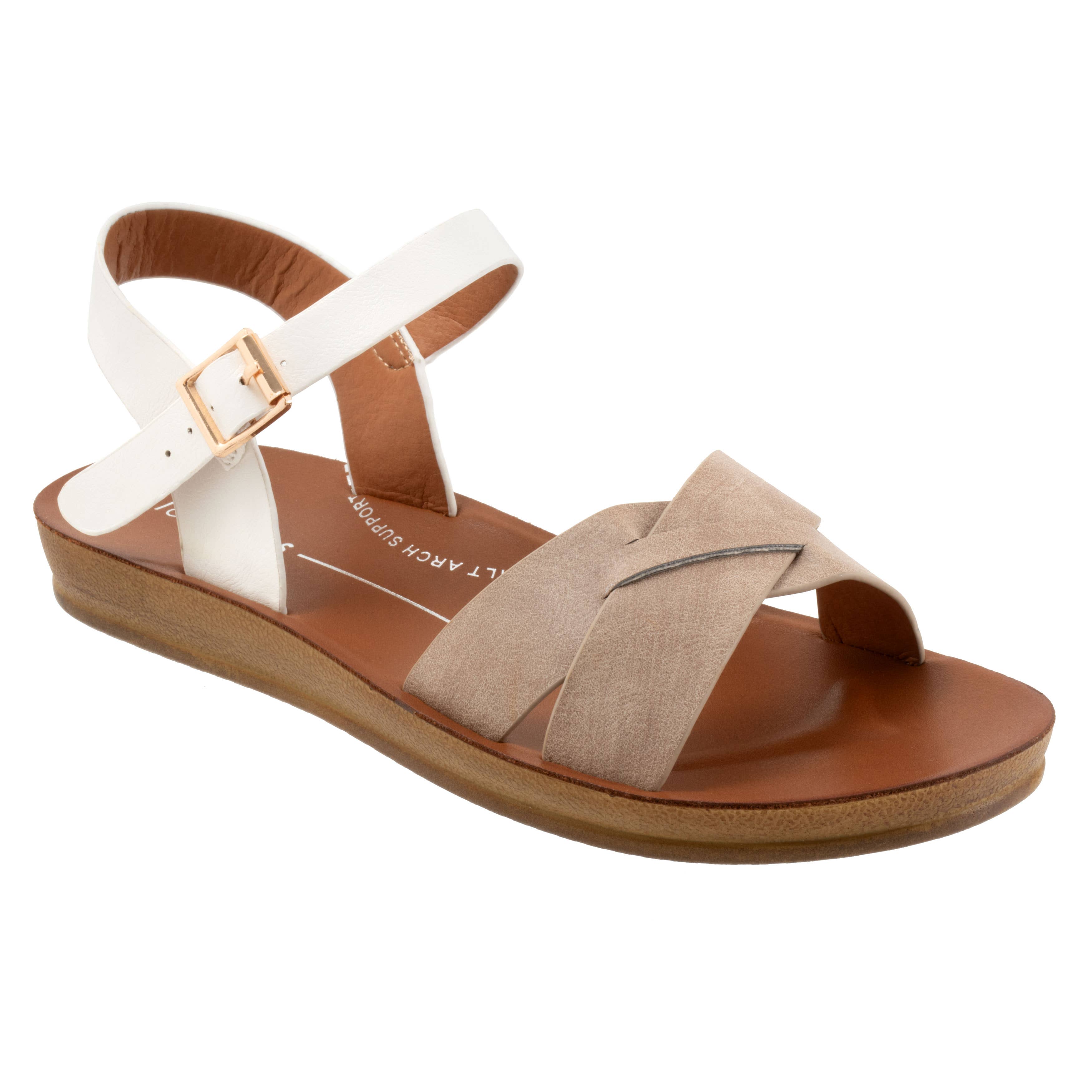 Wholesale Women's Multi Criss-Cross Strap Walking Sandal for your store ...