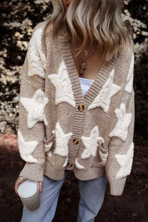 Wholesale star cardigan for your store
