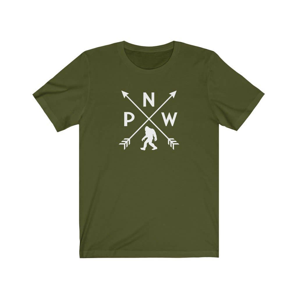 Wholesale PNW Arrows Sasquatch Bigfoot Unisex T-Shirt for your store ...