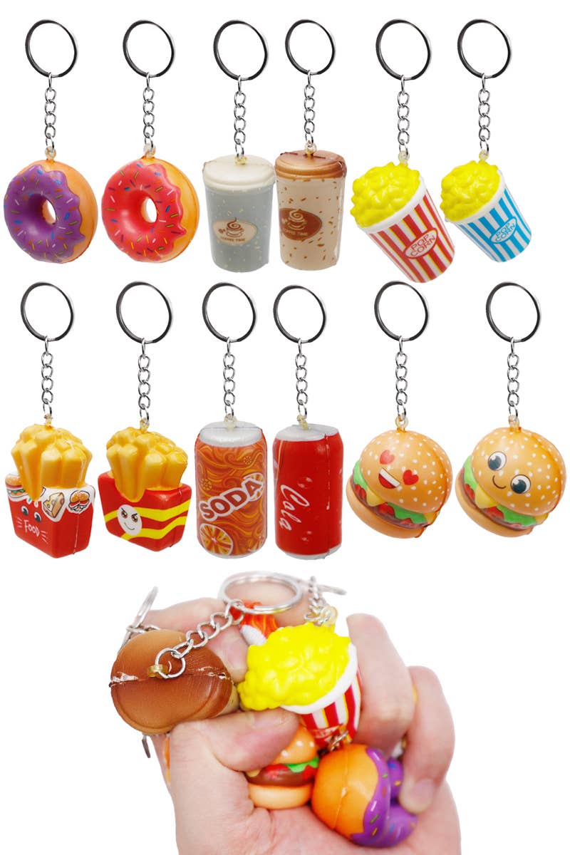 Wholesale Fast Food Dessert Slow Rising Squishy Key Chain for your ...