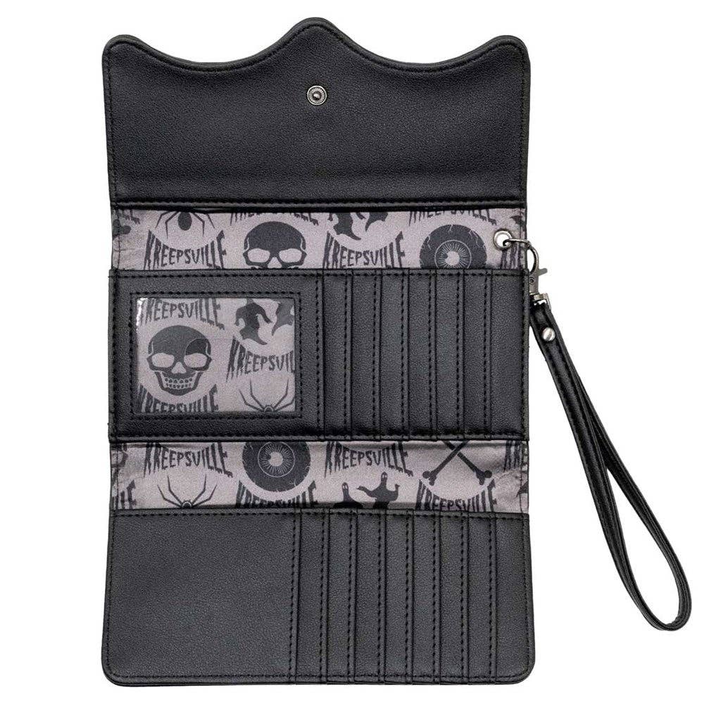 Wholesale RIP Bat Embossed Trifold Wallet for your store - Faire