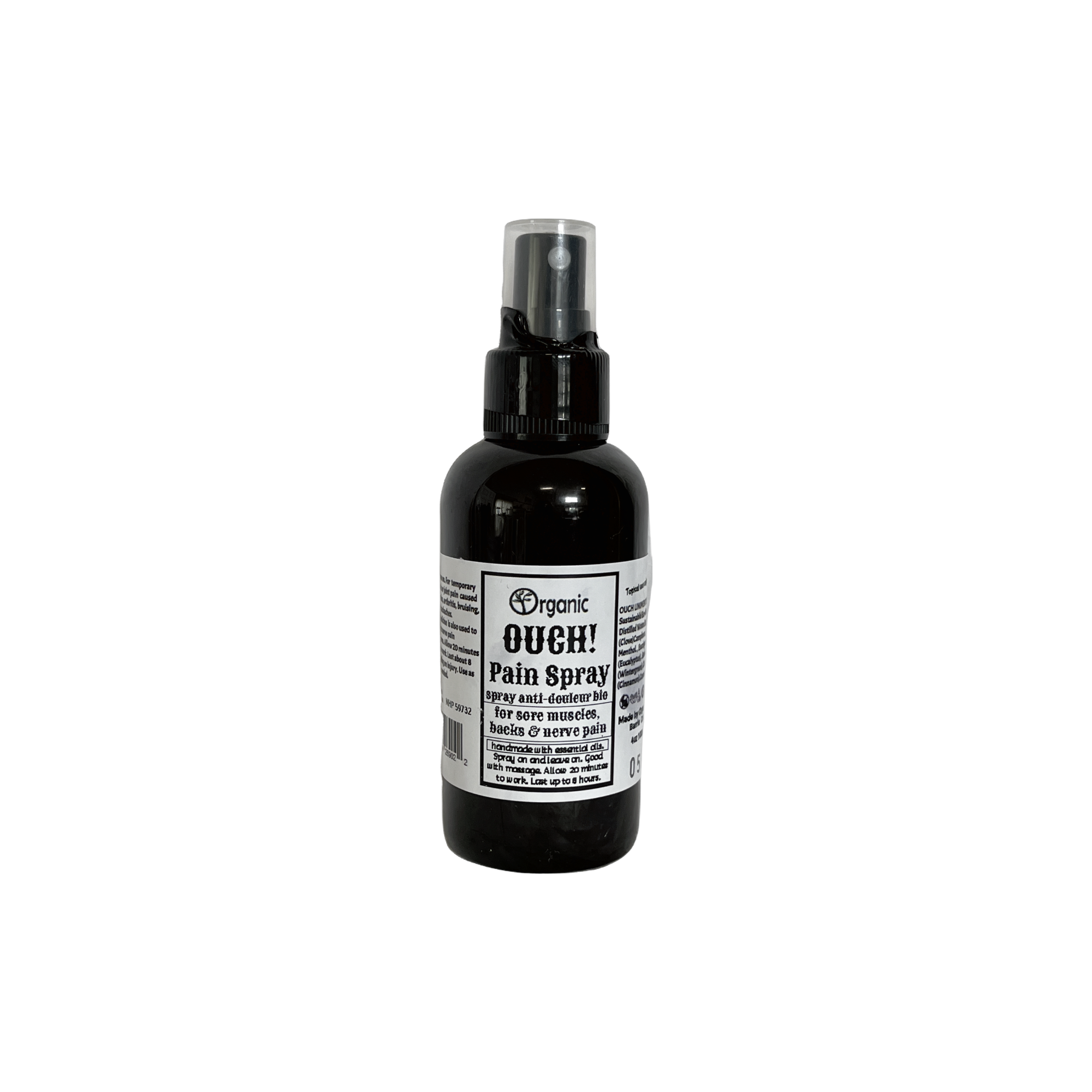 Organic Body Shop - Wholesale Pain Relief Spray/Cream - Ouch Liniment ...