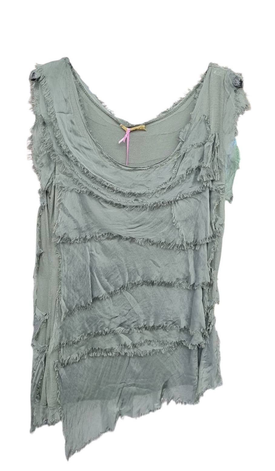 Wholesale Stretchy Shredded Top for your store - Faire