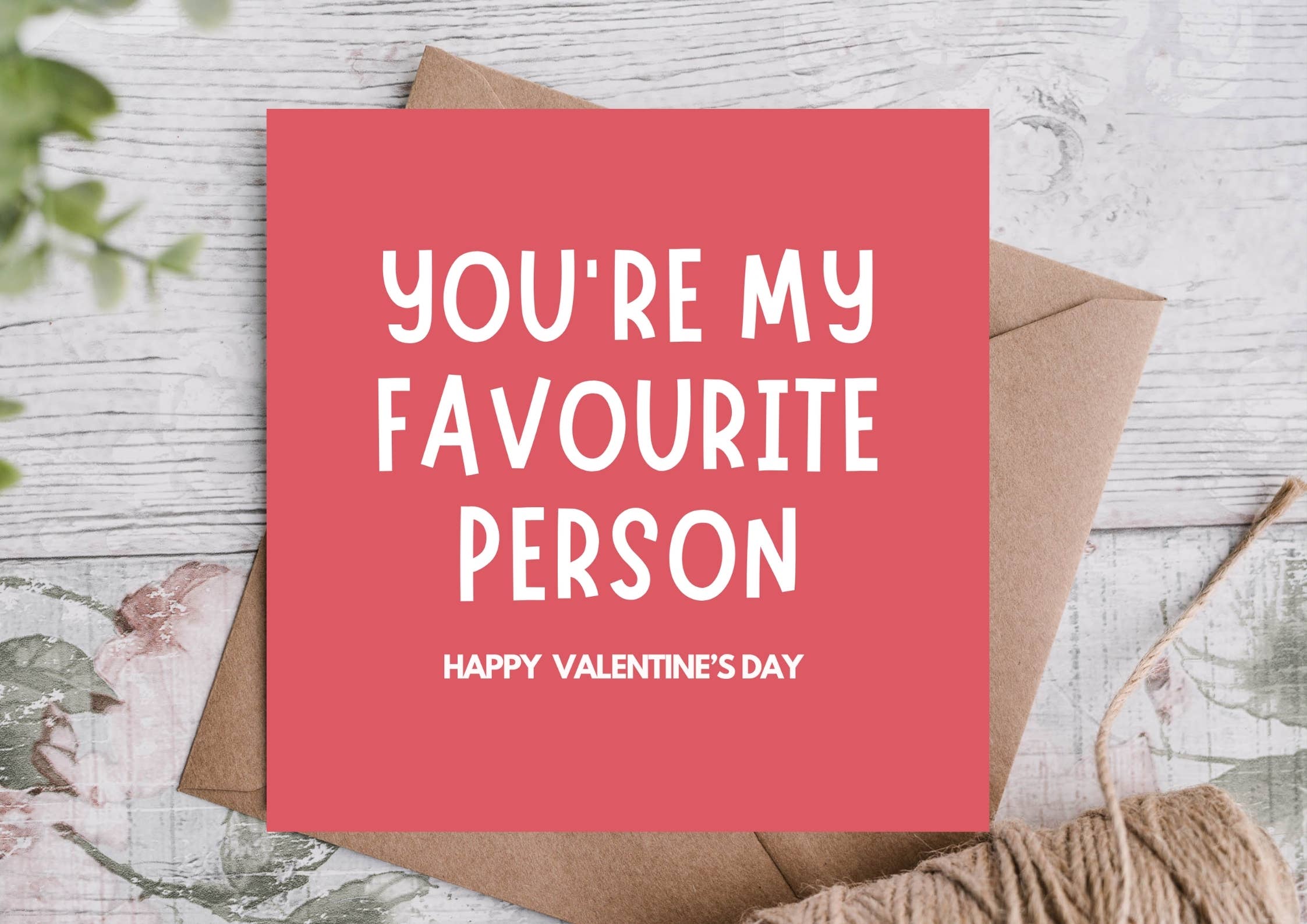 Wholesale Favourite Person Funny Valentine’s Day Card for your store ...