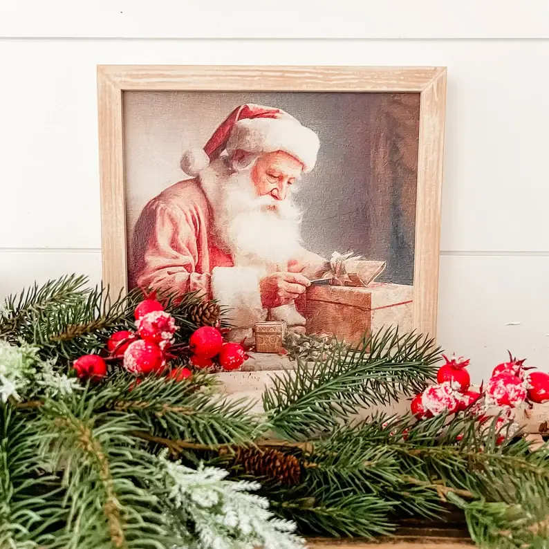 Wholesale Vintage Santa Prints for your store - Faire