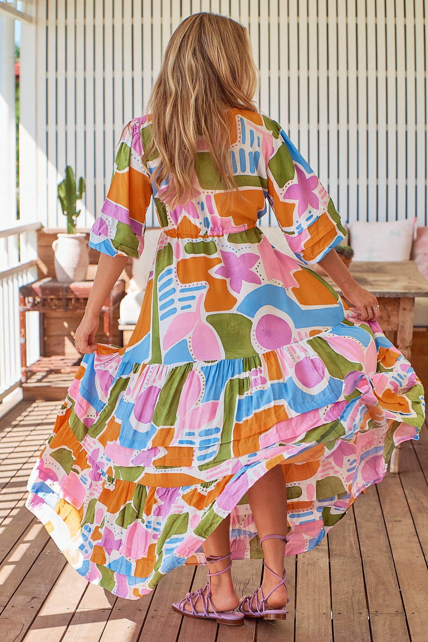 Wholesale Pablo Print Mariana Dress for your store - Faire