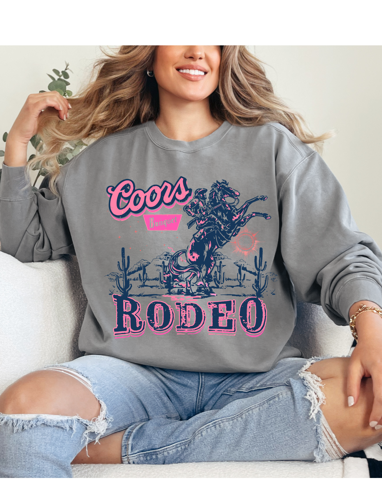 Wholesale Pink Rodeo Western DTF Transfer for your store - Faire