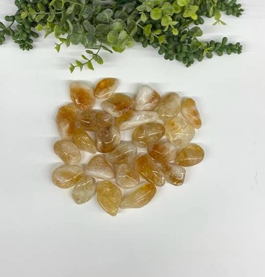 Wholesale Citrine Tumbled (35x45mm) Semi-Precious Stone 0.5kg/1.1lbs ...