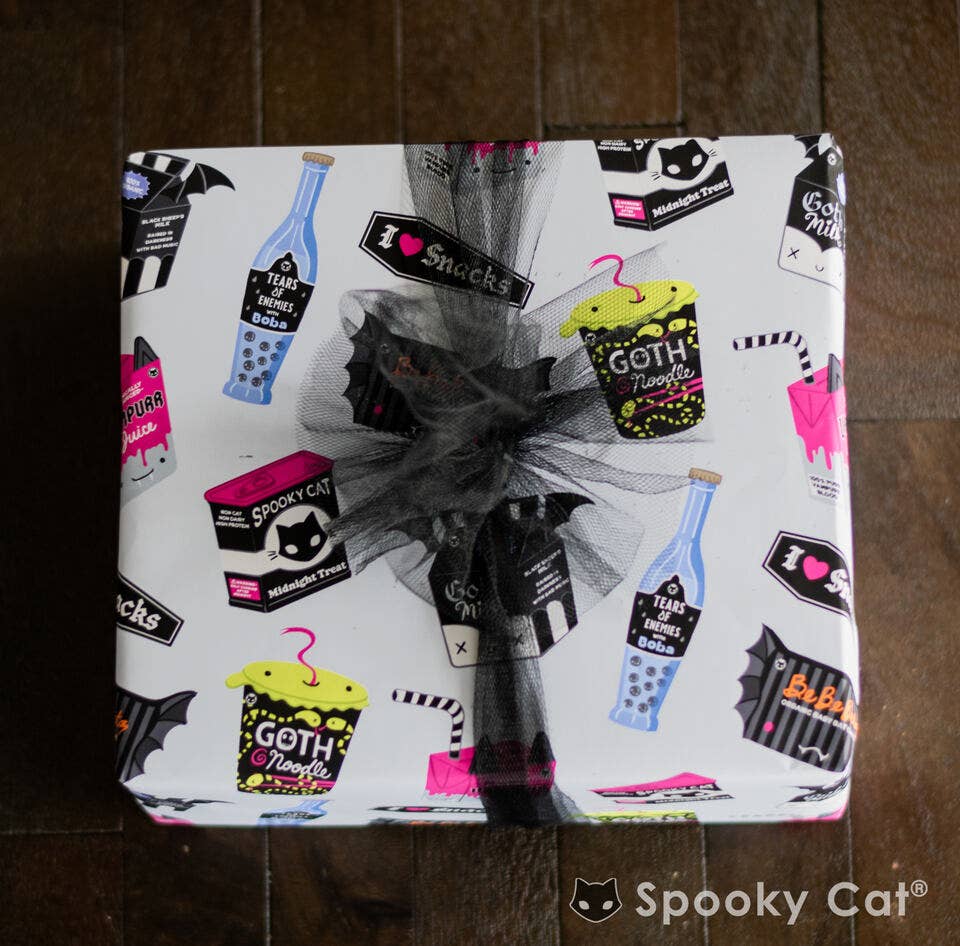 Wholesale goth wrapping paper for your store