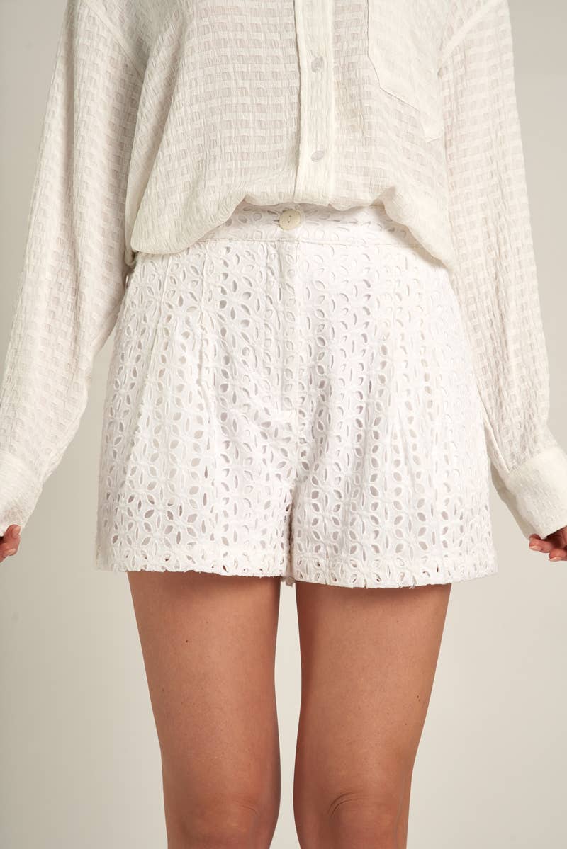 Wholesale Cotton Eyelet Shorts for your store - Faire
