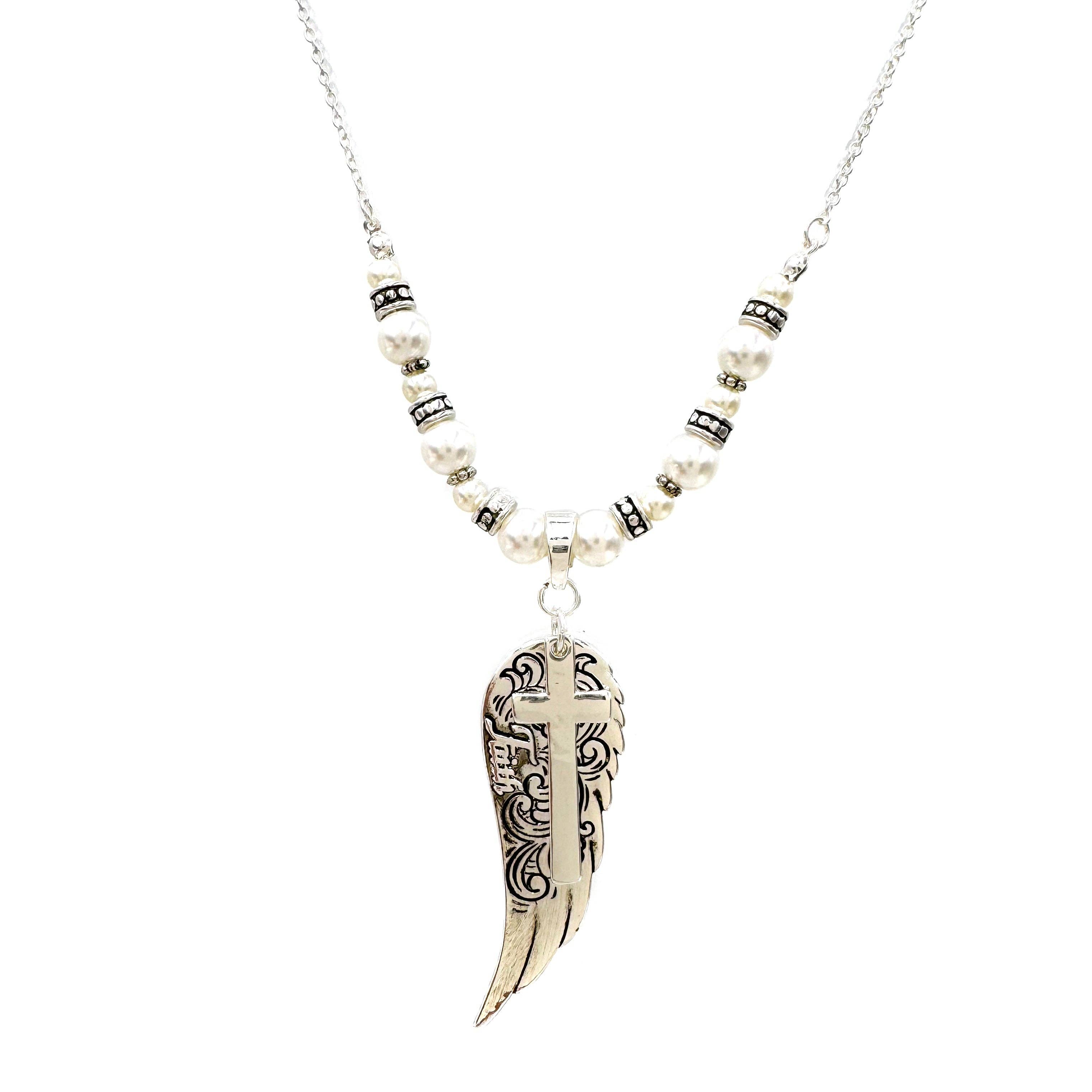 Collier avec pendentif Faith Angel Wing en vente B2B pour votre magasin ...
