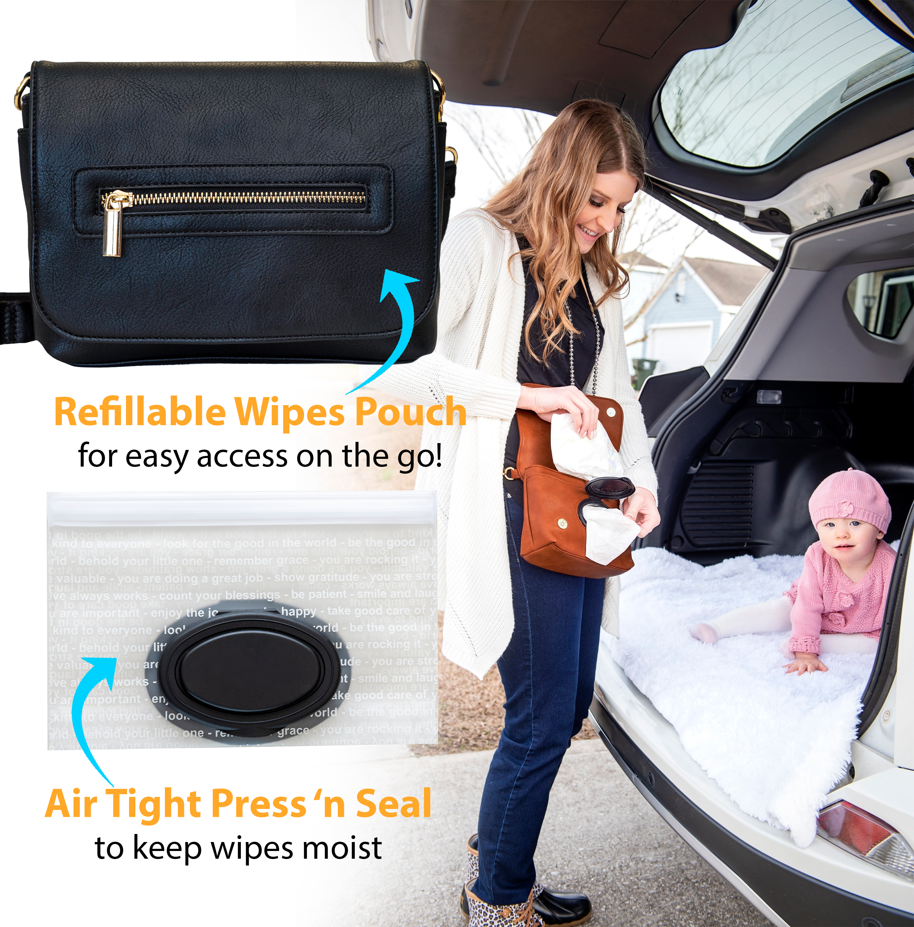 Wholesale Mini Diaper Bag Crossbody for your store - Faire