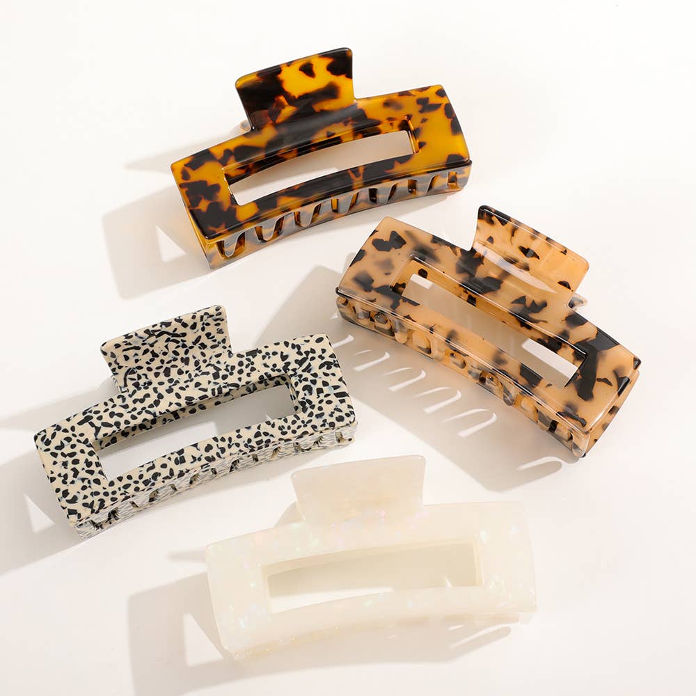 Wholesale Luna Large Core | Classic Large Rectangle Claw Clip for your ...