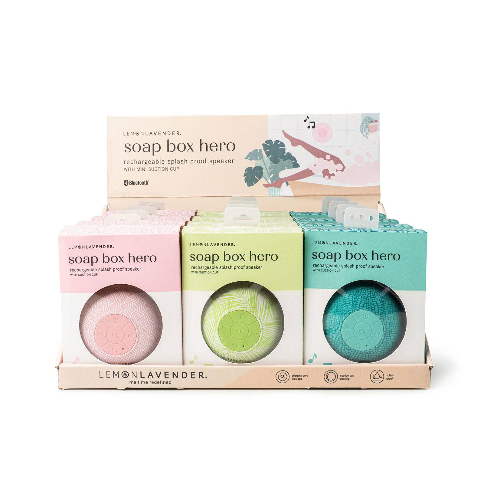 Wholesale Lemon Lavender Soap Box Hero Splash Proof Speaker for your ...