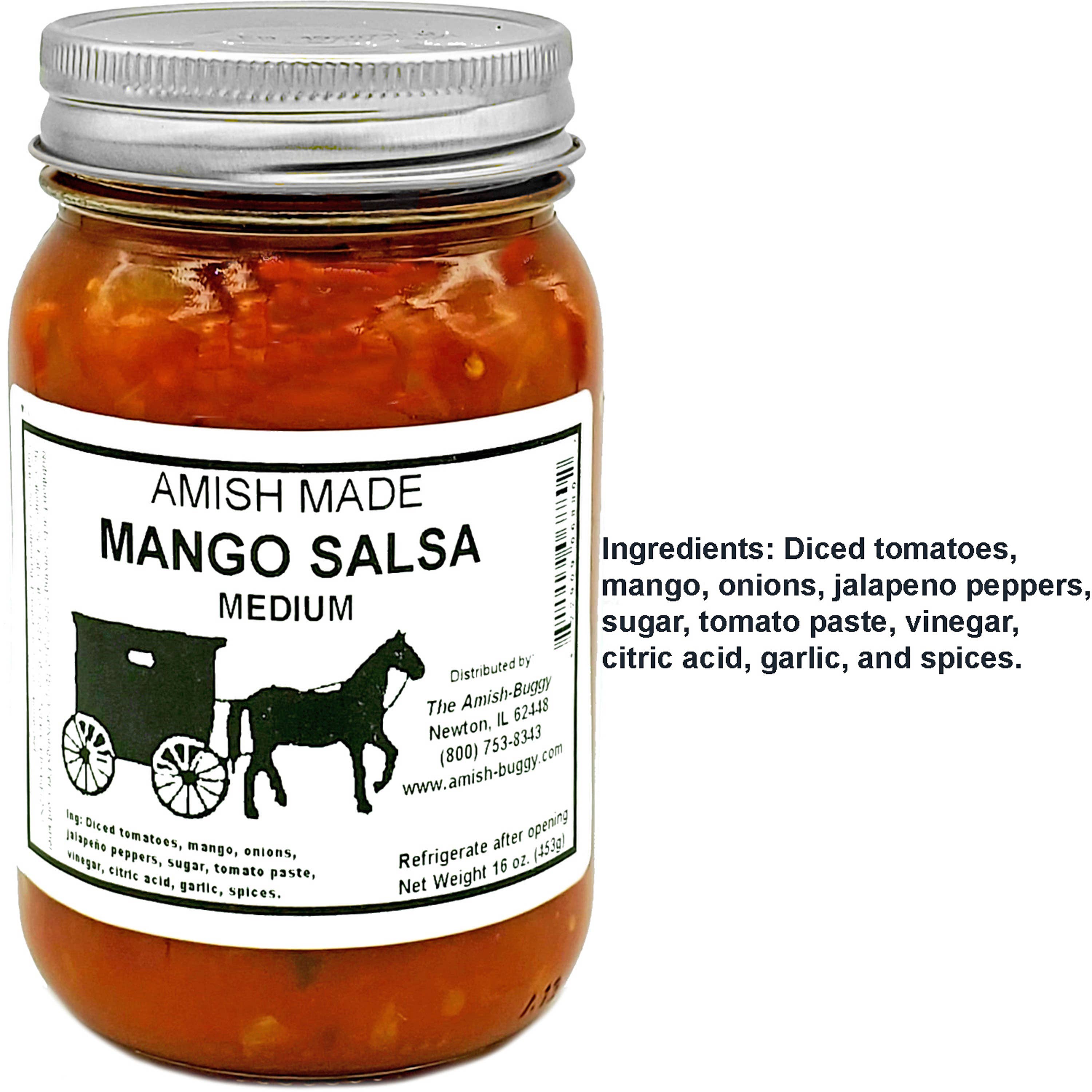 Amish Fresh Made Salsa 16 oz. Jar | Faire.com