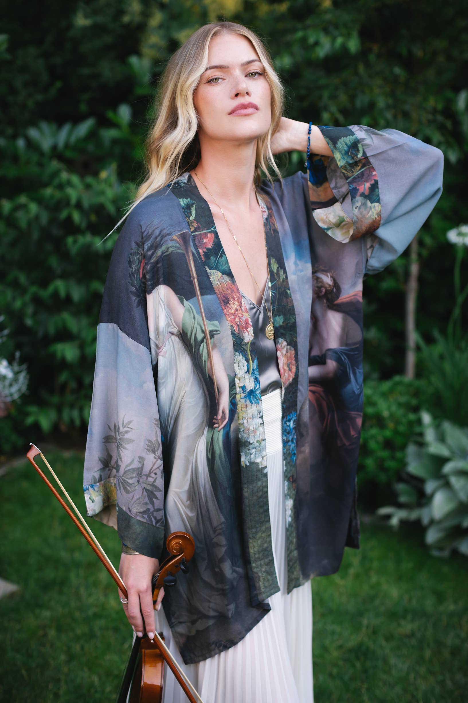 Wholesale Reverie Artisan Bamboo Duster Kimono Robe for your store - Faire