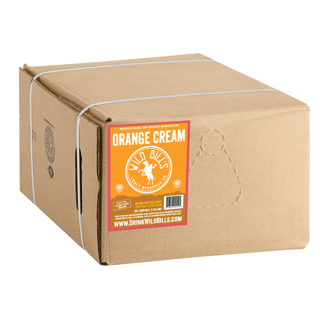 Wholesale Orange Cream Syrup - 5 Gal BIB - Premium Cane Sugar Soda for ...